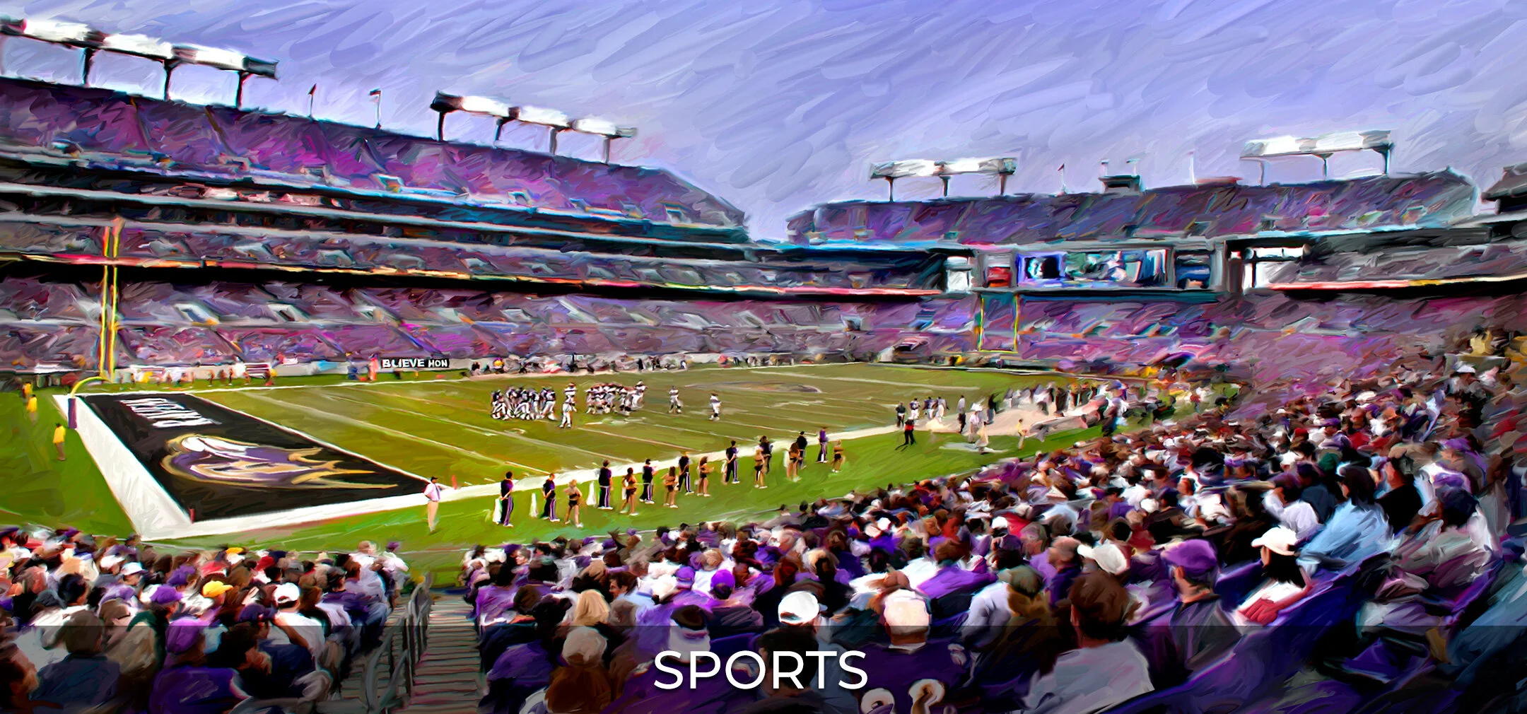 "RAVENS STADIUM" - BALTIMORE RAVENS — RobertMcClintock.com