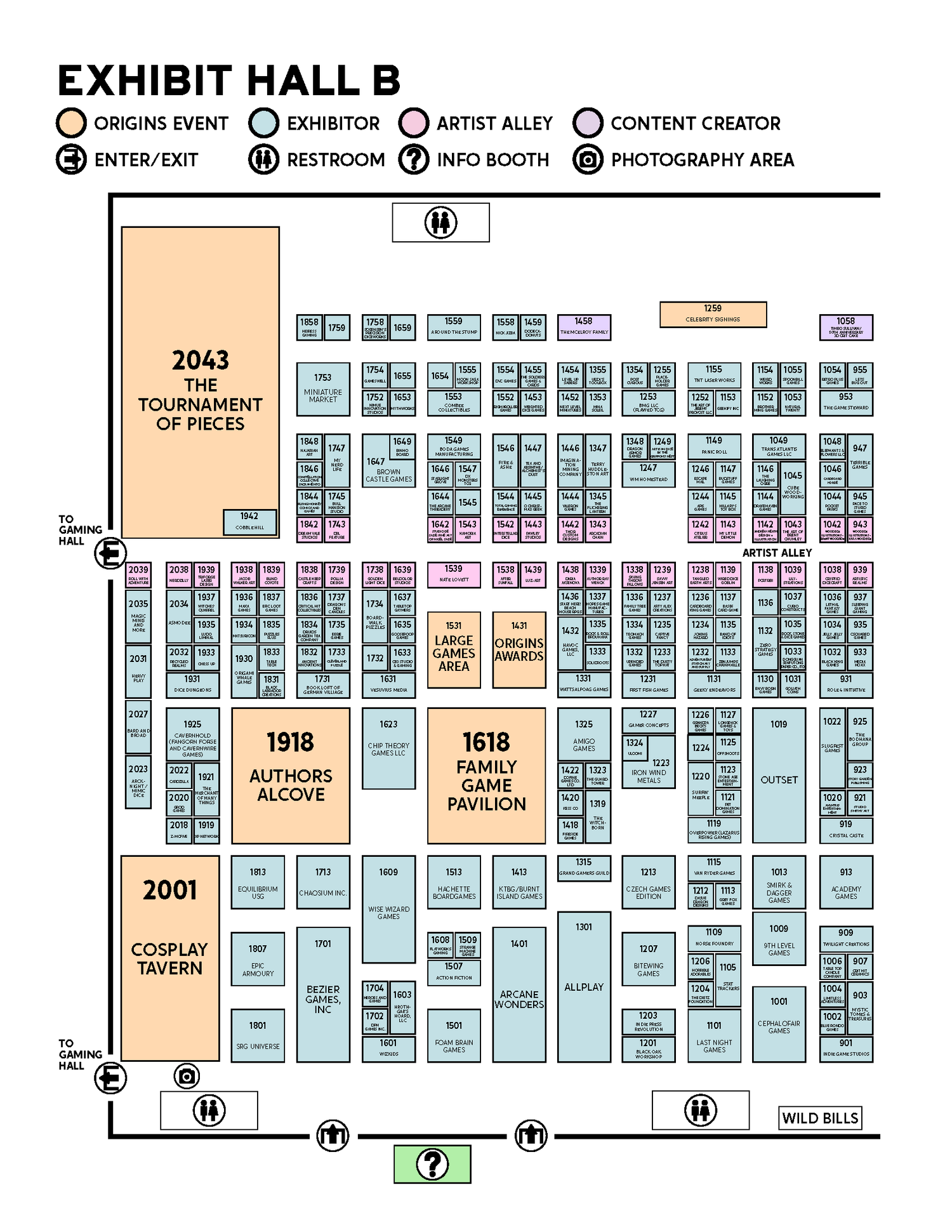 Show Maps — Origins Game Fair