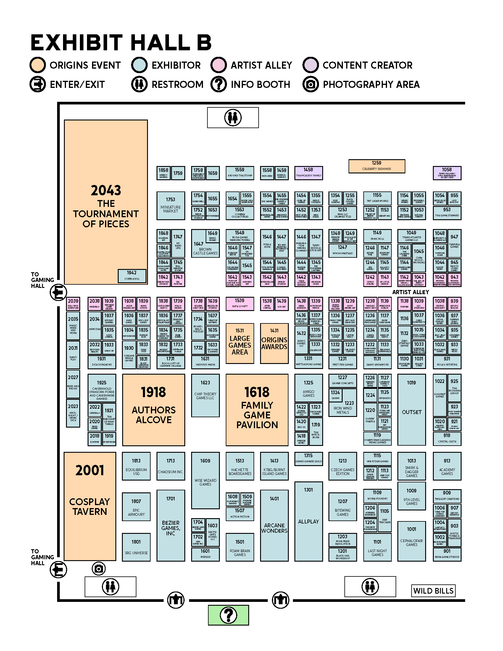 Show Maps — Origins Game Fair
