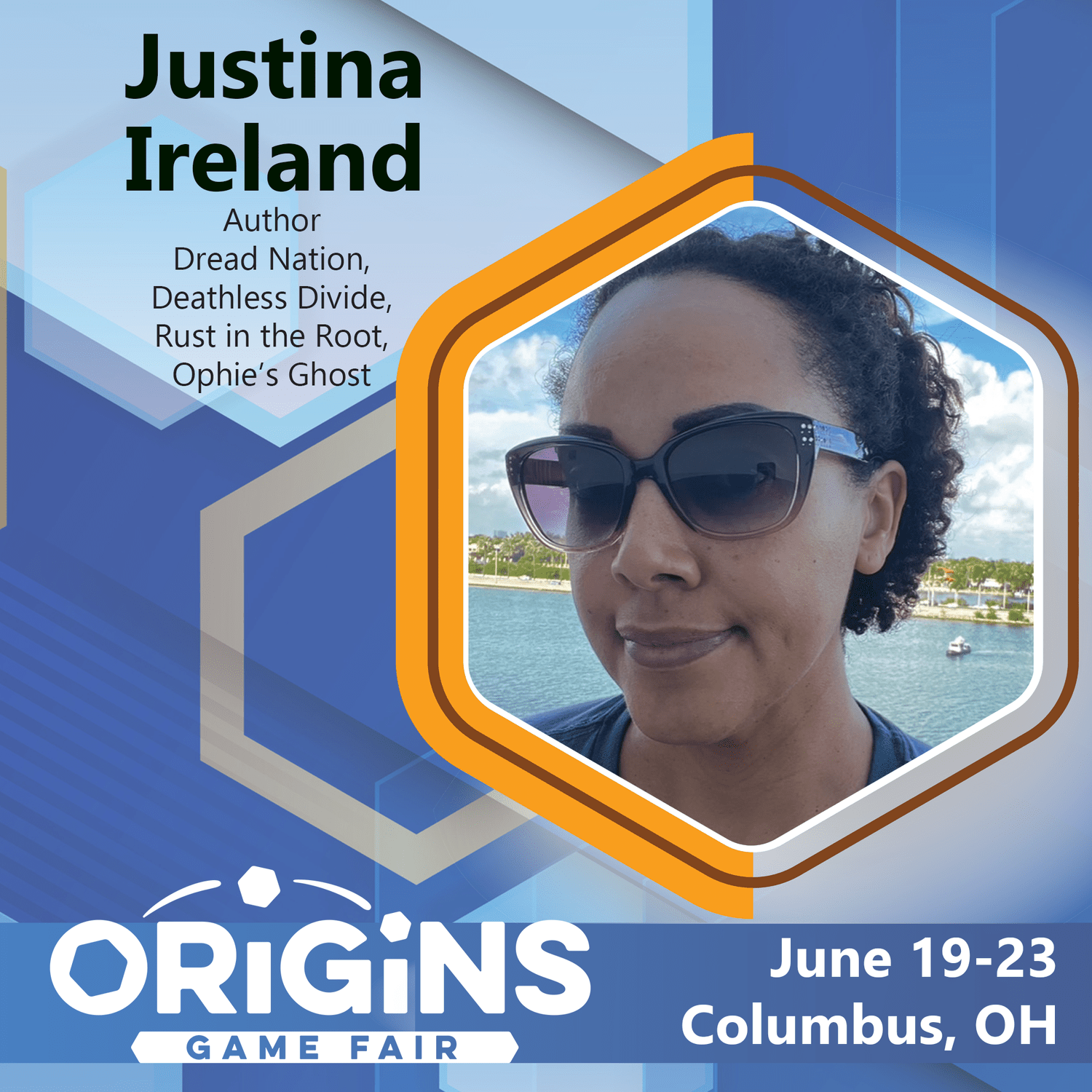 Justina Ireland — Origins Game Fair