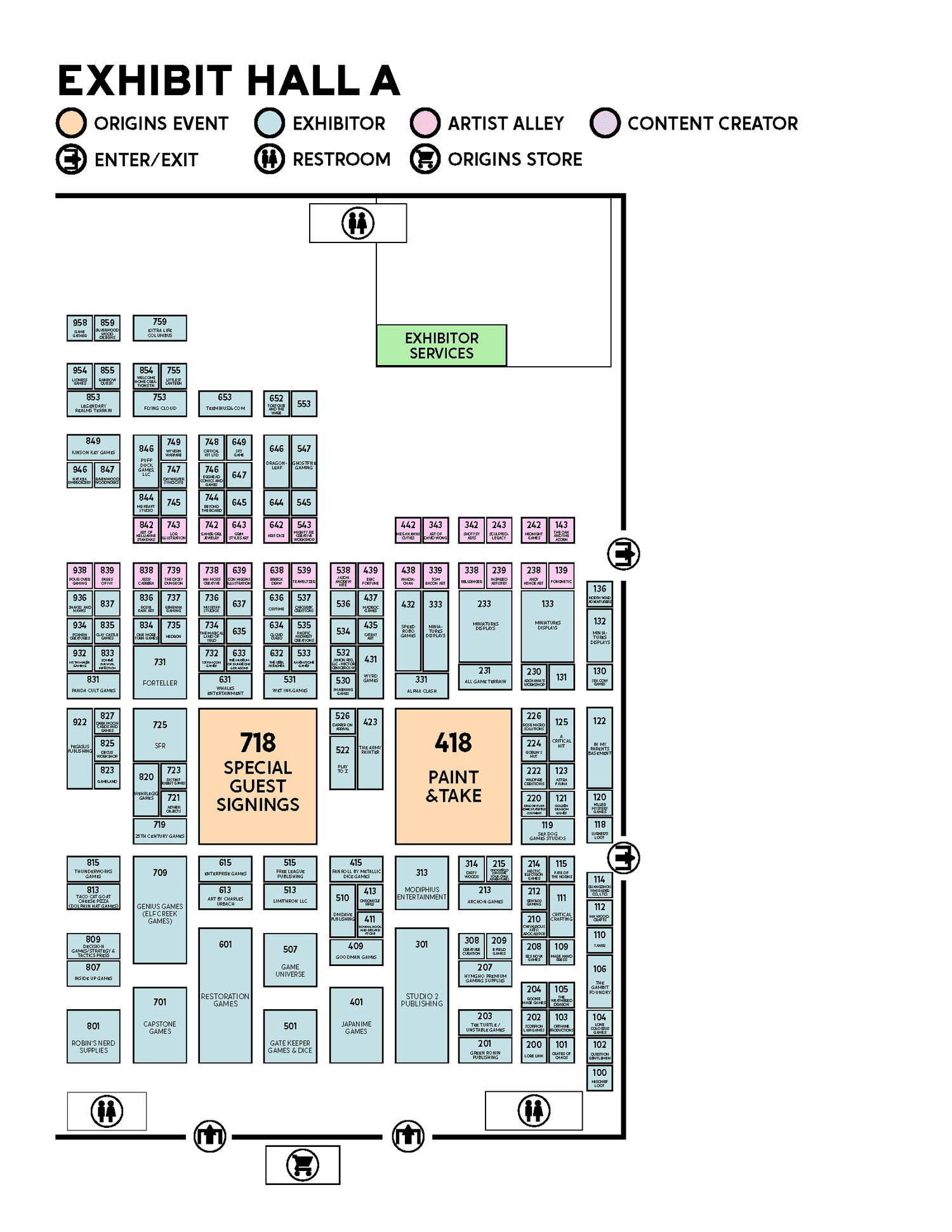 Show Maps — Origins Game Fair