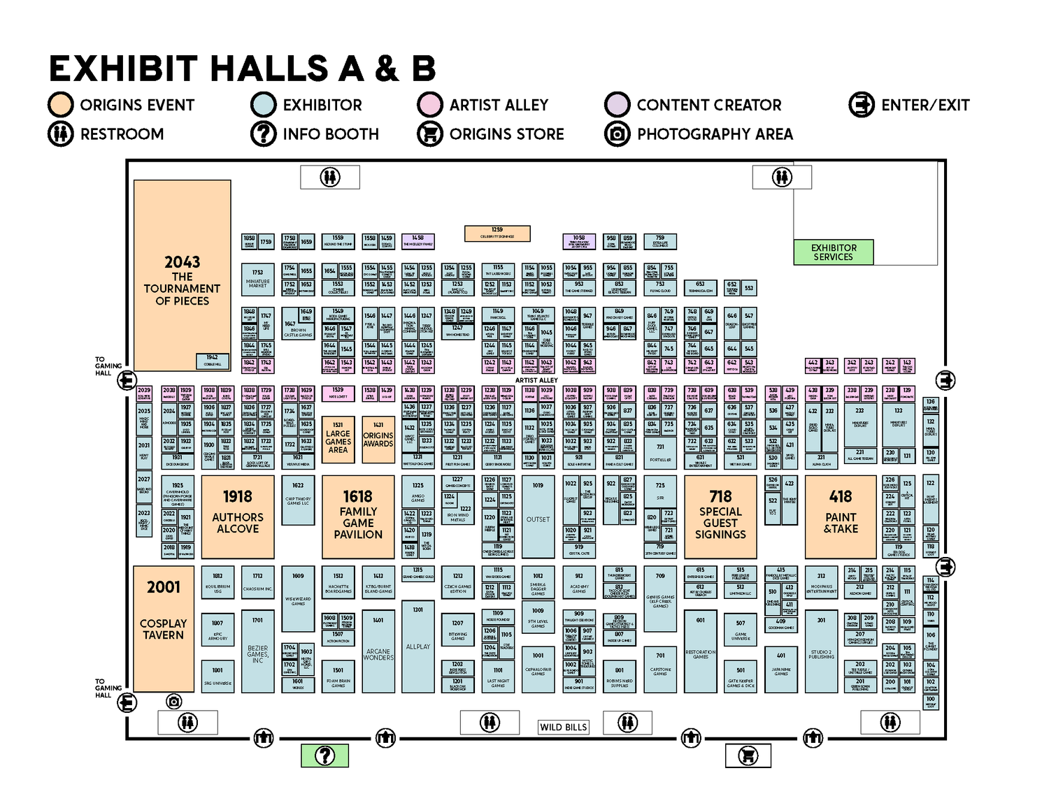 Show Maps — Origins Game Fair
