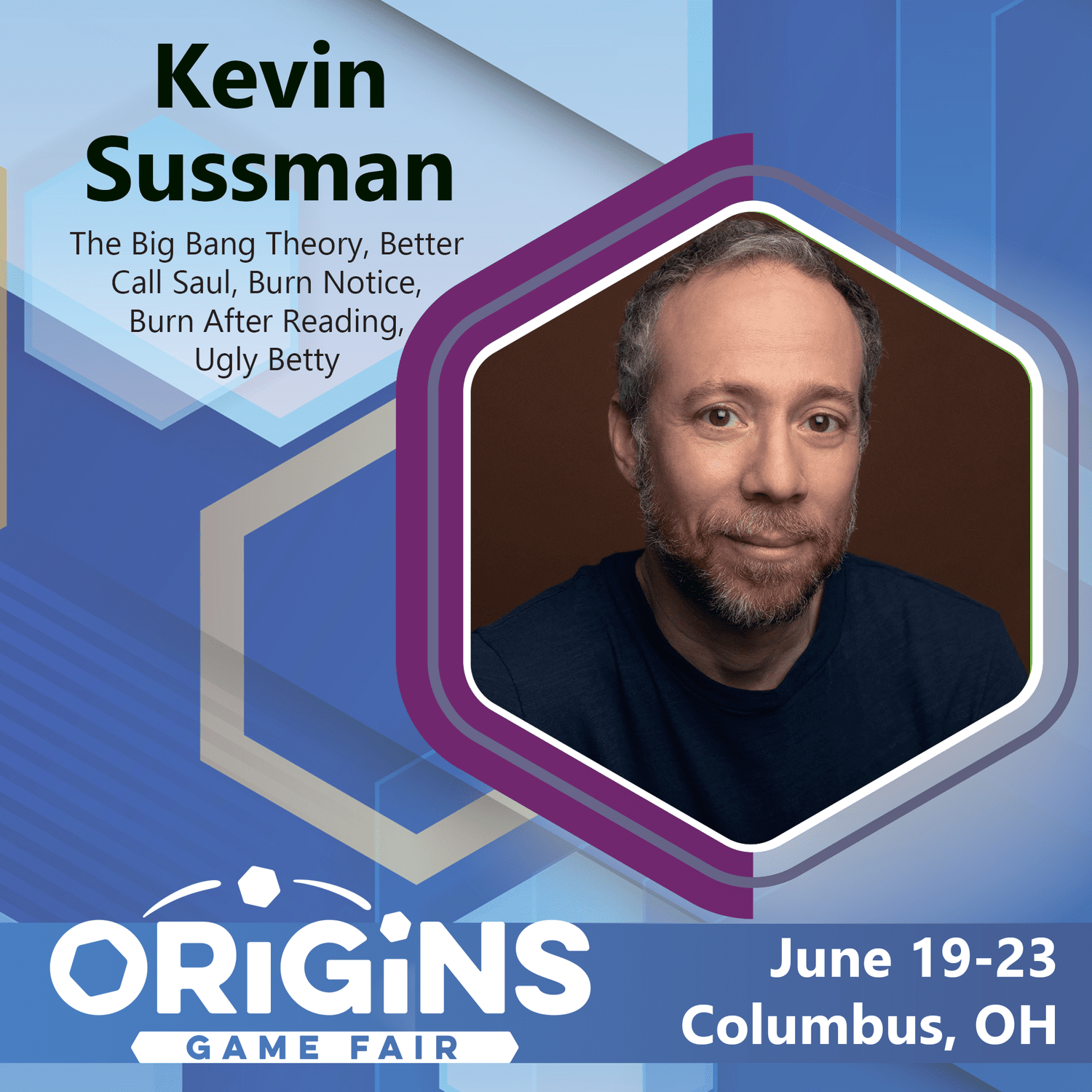 Kevin Sussman — Origins Game Fair