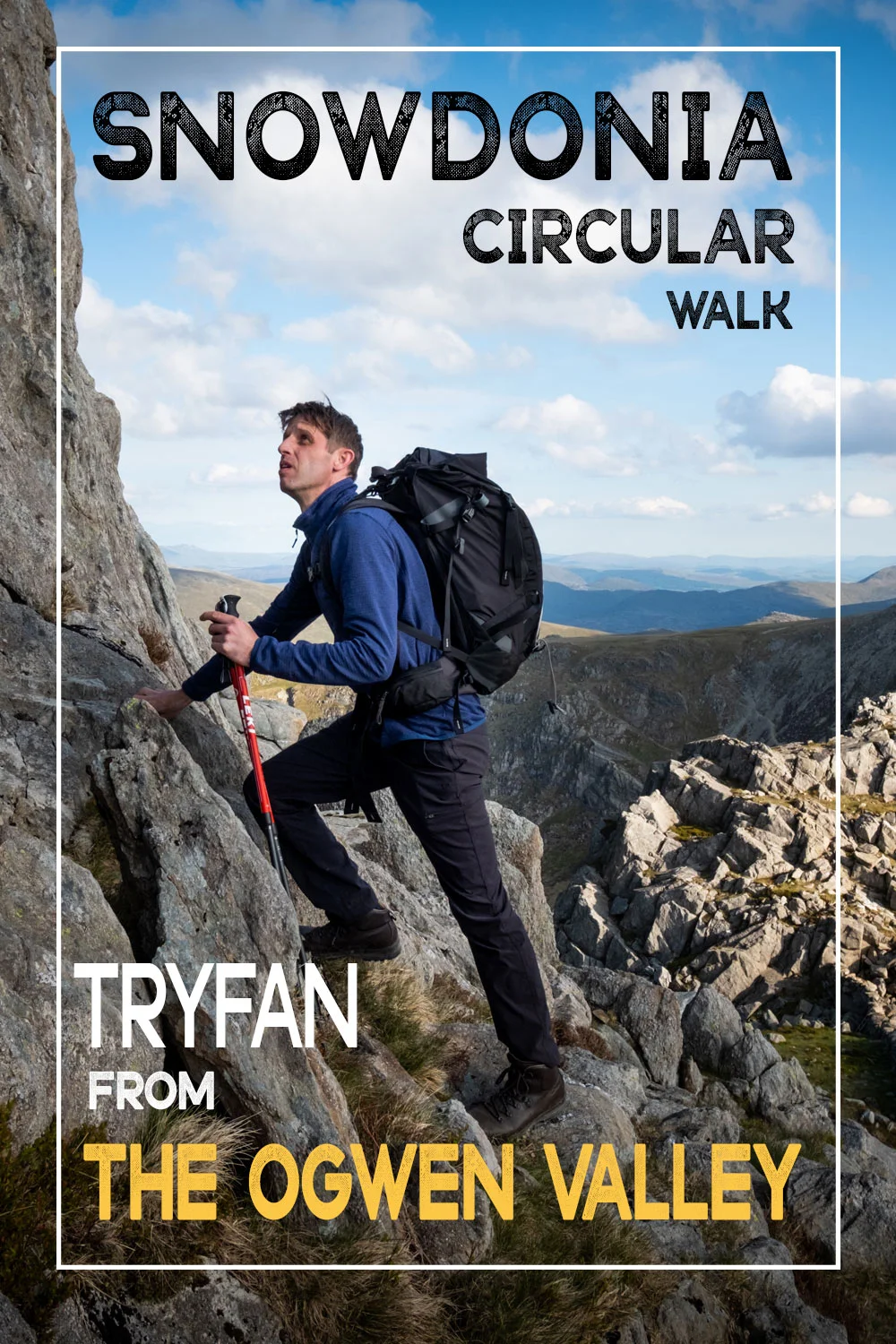 Tryfan circular walk from the Ogwen valley, Snowdonia national park ...