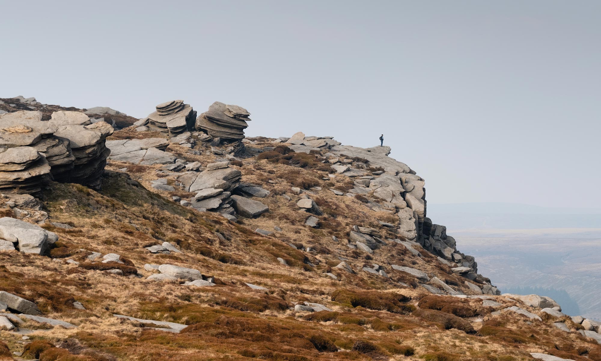 kinder Scout circular walk from Snake pass — IAN WORTH