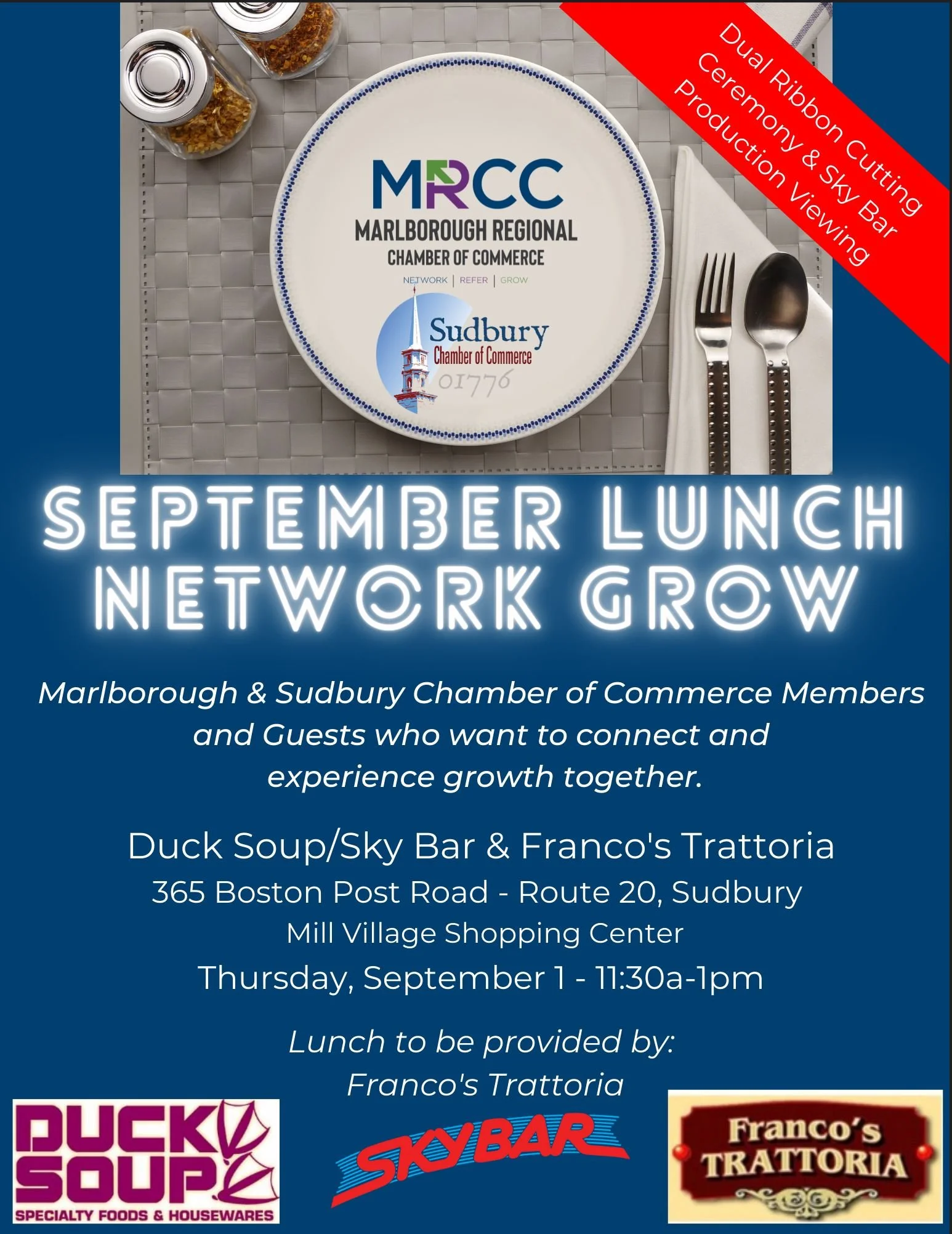 September Lunch Meeting — Sudbury Chamber of Commerce