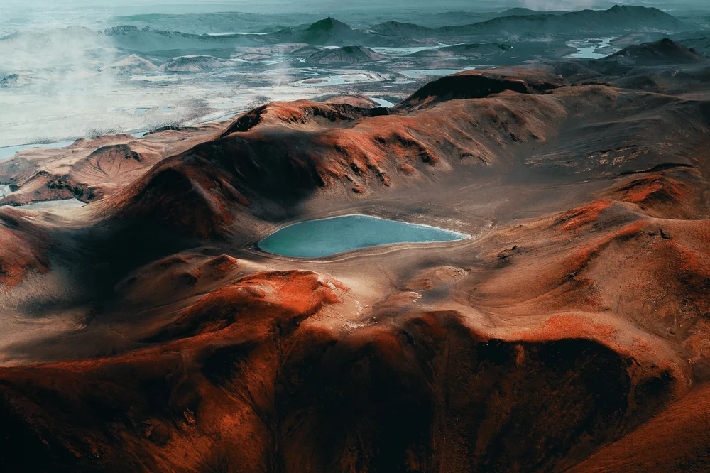 Infrared Aerial Photos from Iceland - Photography by Gábor Nagy