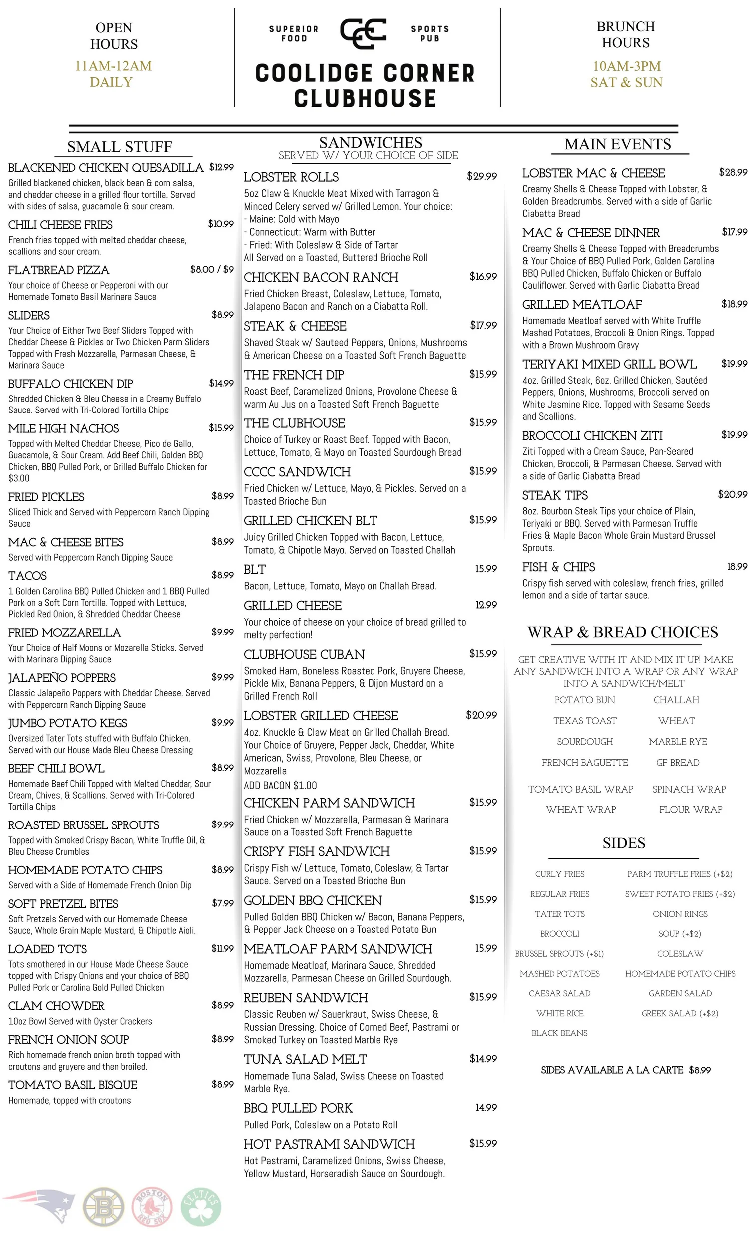 COOLIDGE CORNER CLUBHOUSE