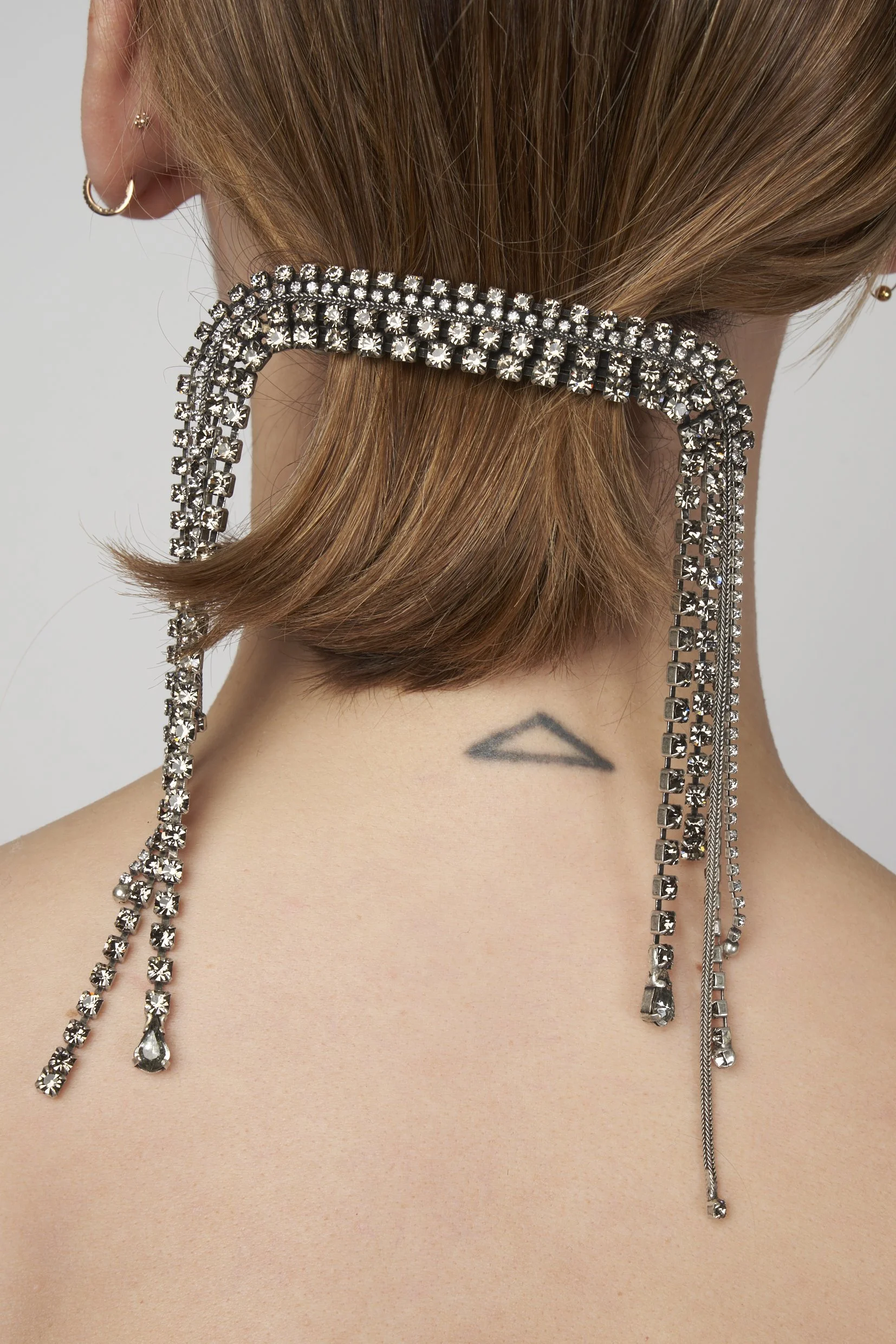 Strass hair clip chain — Julie de Libran Paris