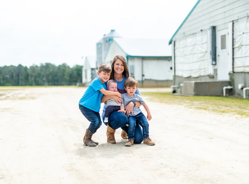 The Bass Family: Raising 3 Sons on the Farm — NC FARM FAMILIES