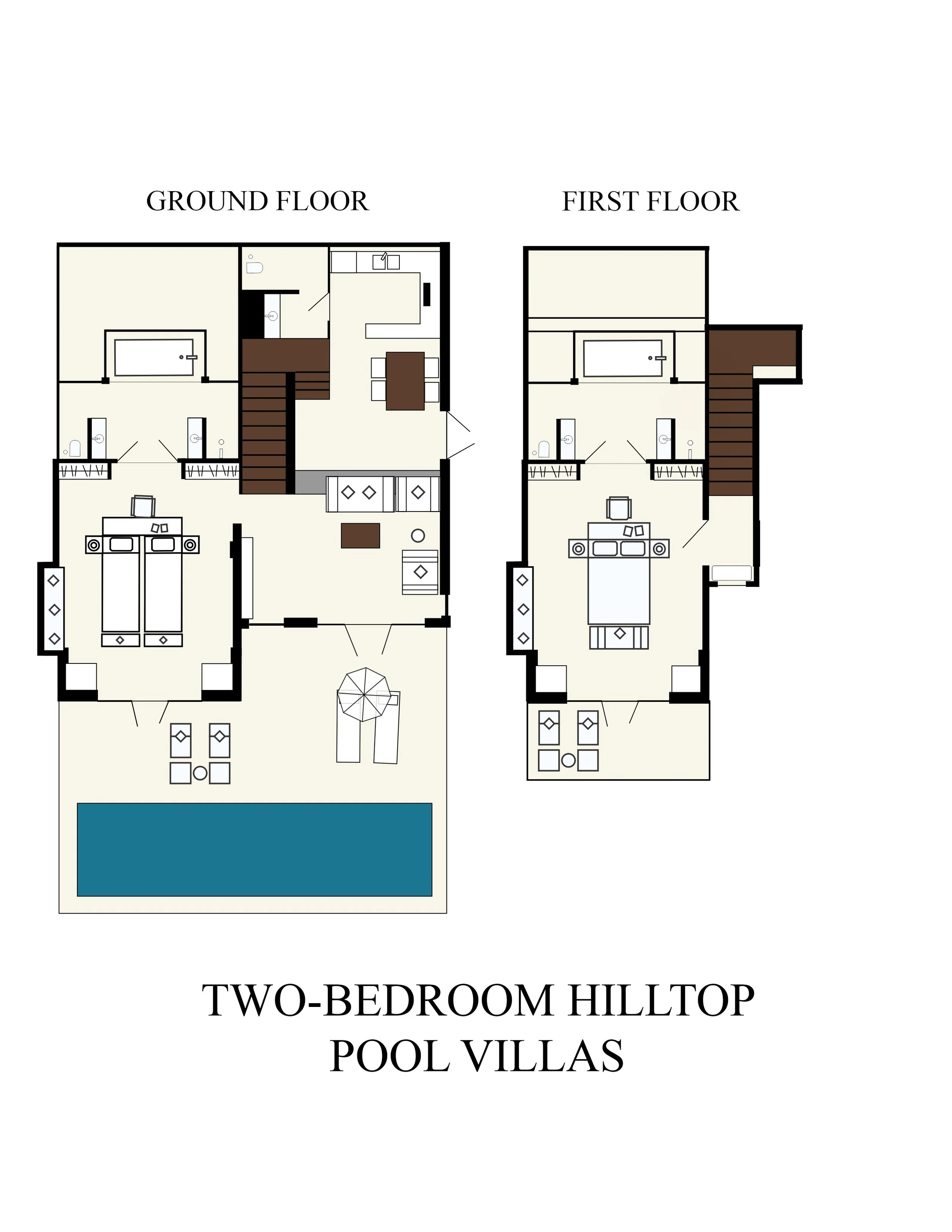 Two-Bedroom Hilltop Pool Villas — The Anam