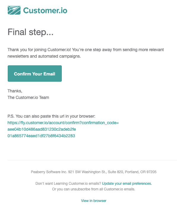 Customer.io Onboarding Email Breakdown — Get Your SaaS On Board