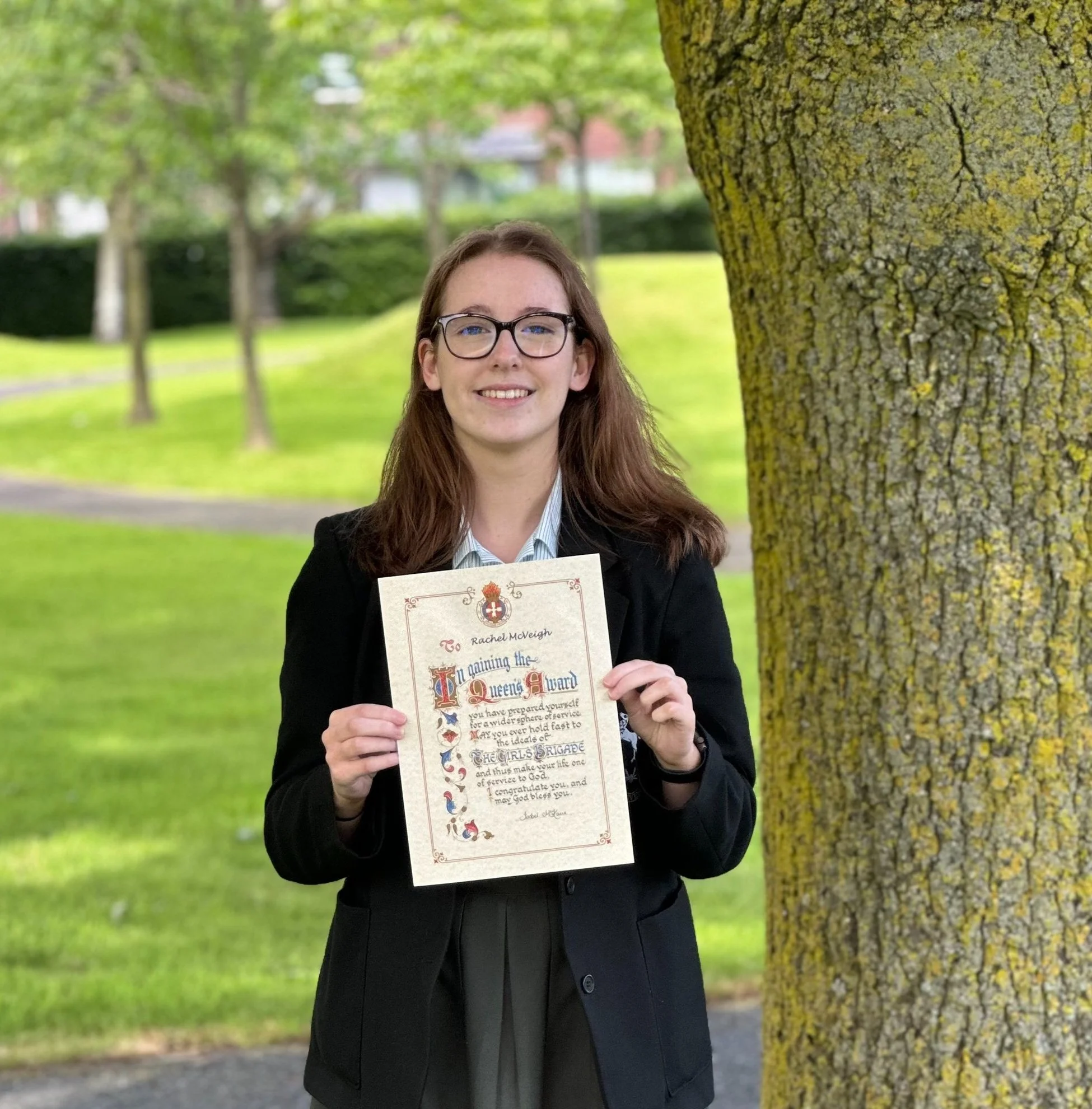 Girls’ Brigade ‘Queen’s Award’ — Grosvenor Grammar School