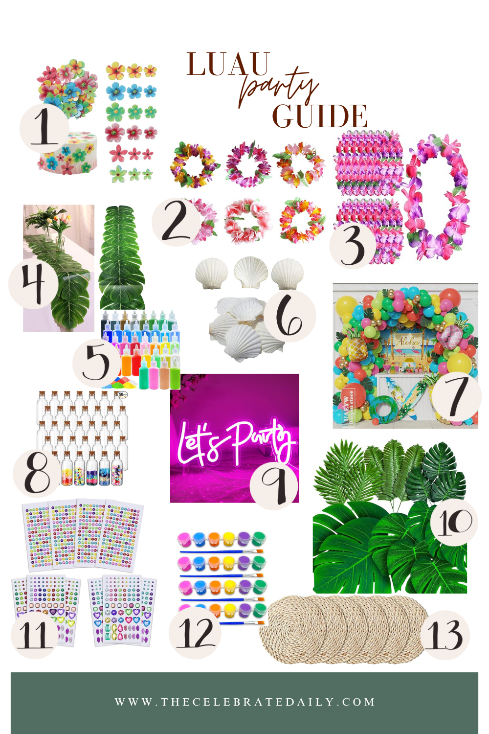 Throwing the Ultimate Luau Birthday Party — The Celebrate Daily