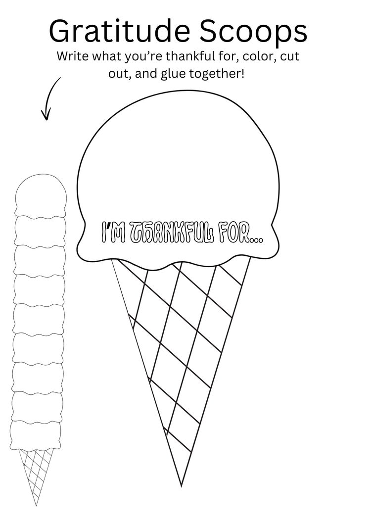 Ice Cream Scoops Printable — The Celebrate Daily