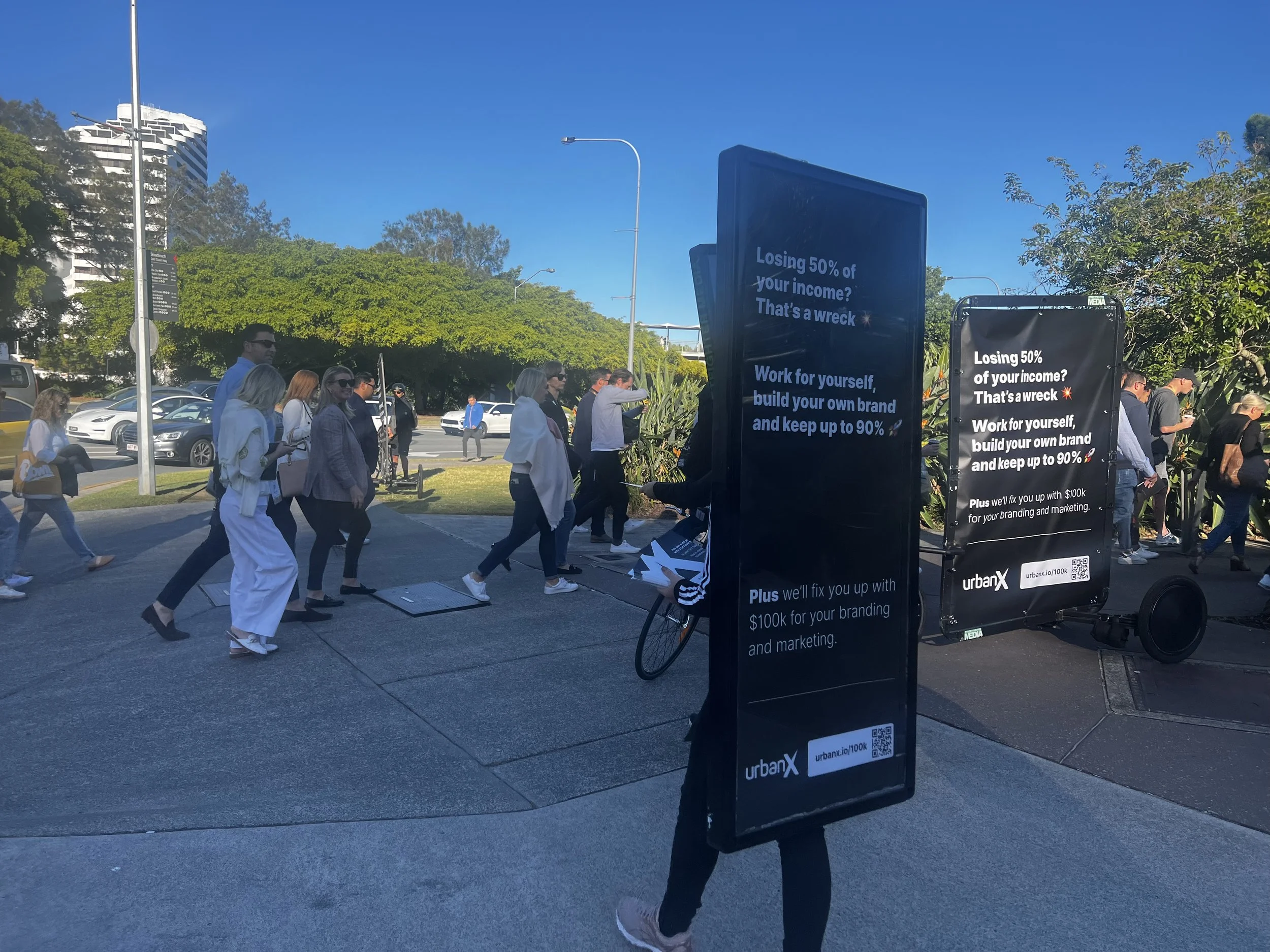 Walking Billboards - Portable Advertising Solutions - Media Dash