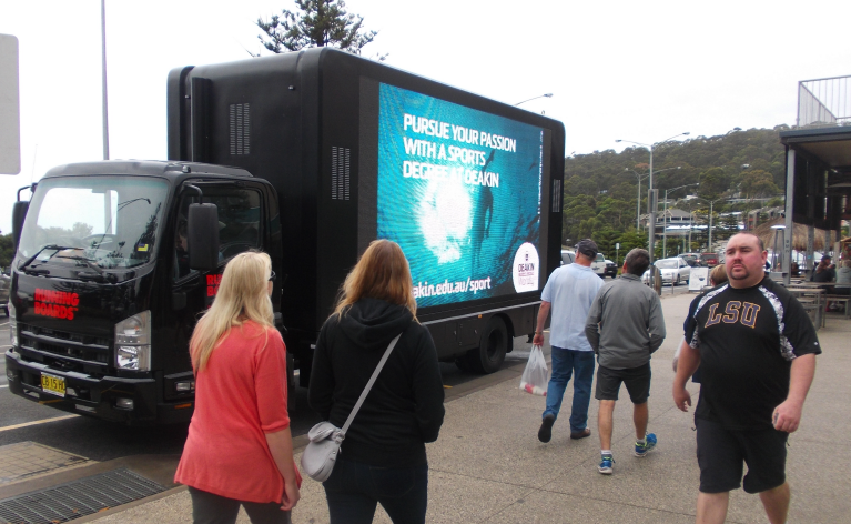 Media Dash 24/7 Solar LED trailers screens