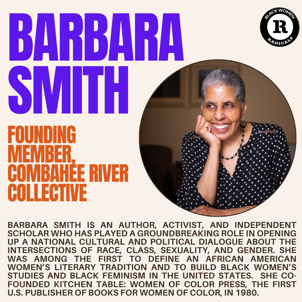 Upcoming Event: 50 Years of Combahee - A Conversation with Demita ...