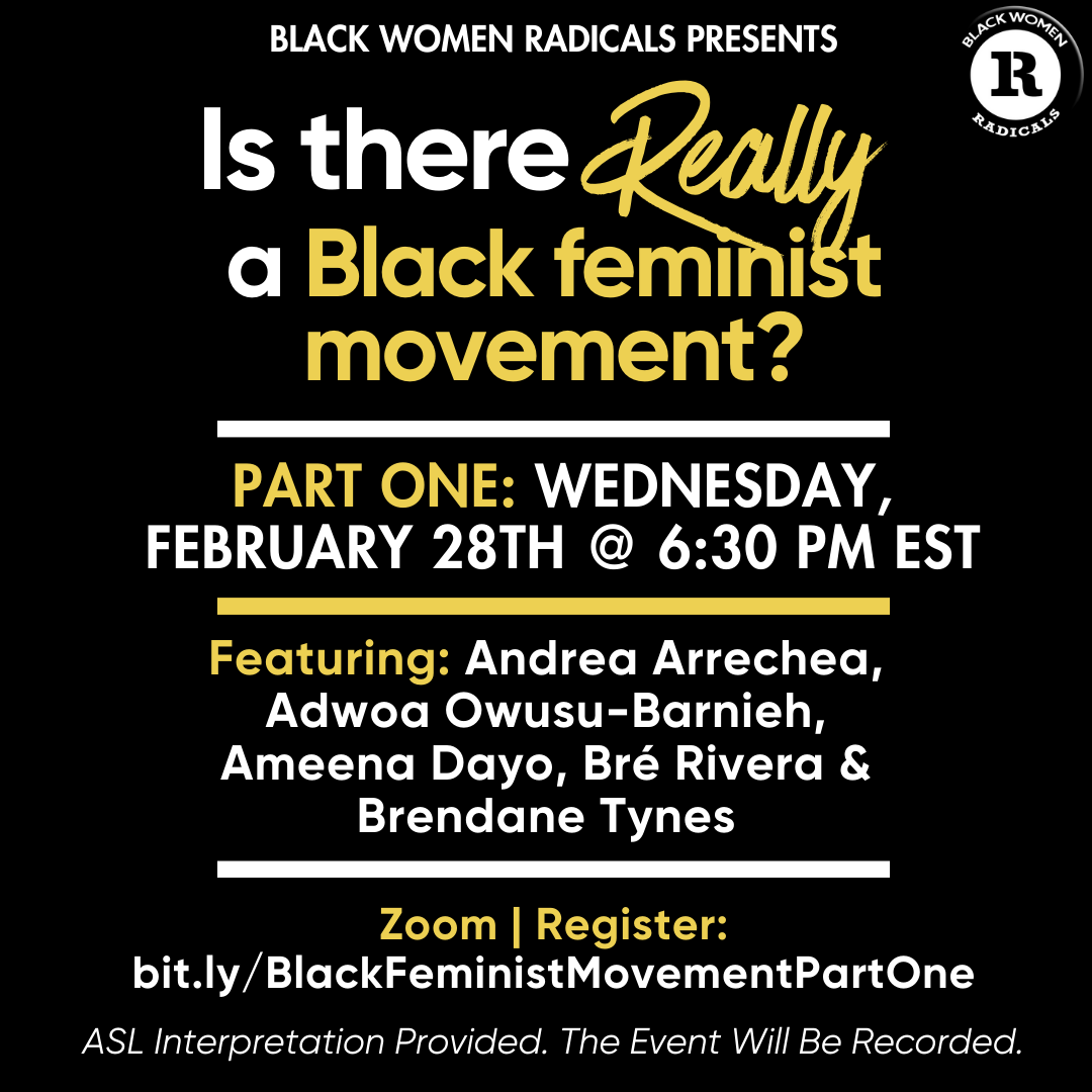 New Event Series: Is There (Really) A Black Feminist Movement? — Black ...