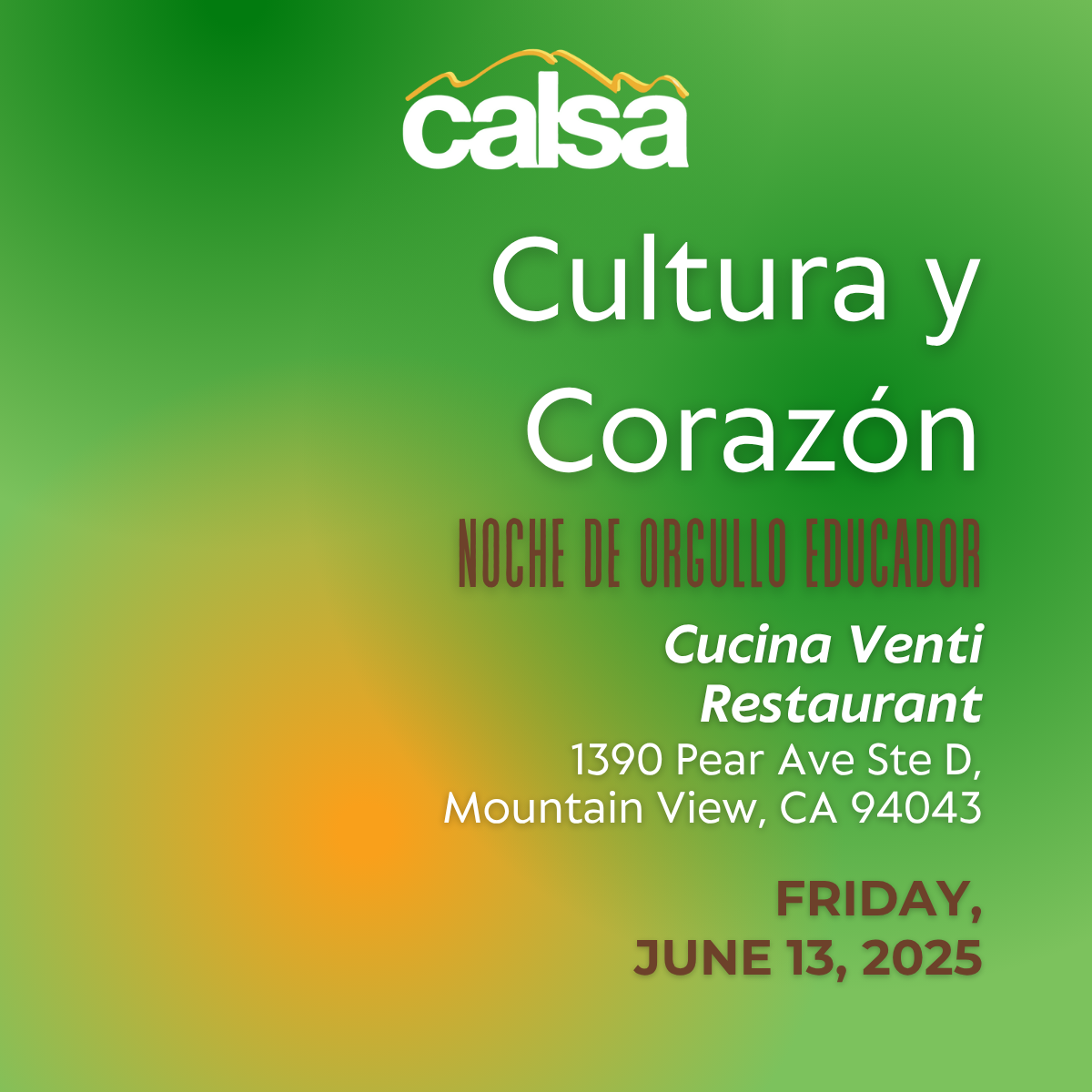 Upcoming Events — CALSA