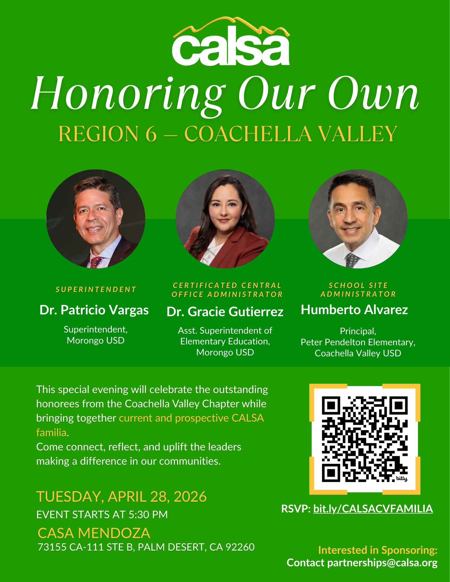 Upcoming Events — CALSA