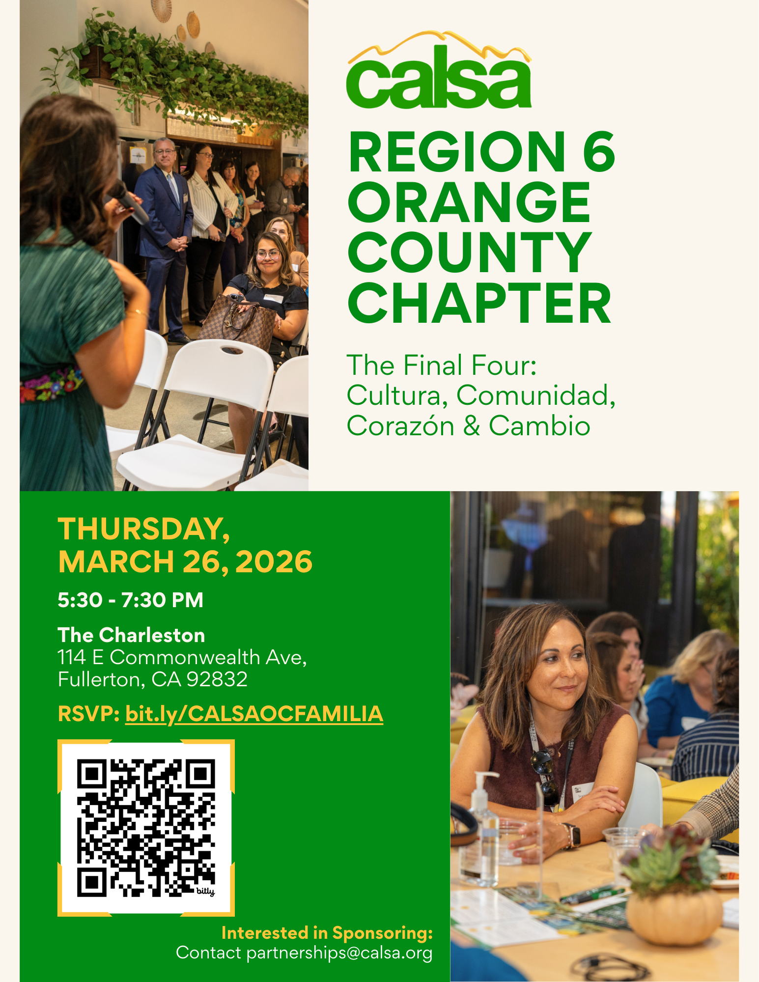 Upcoming Events — CALSA