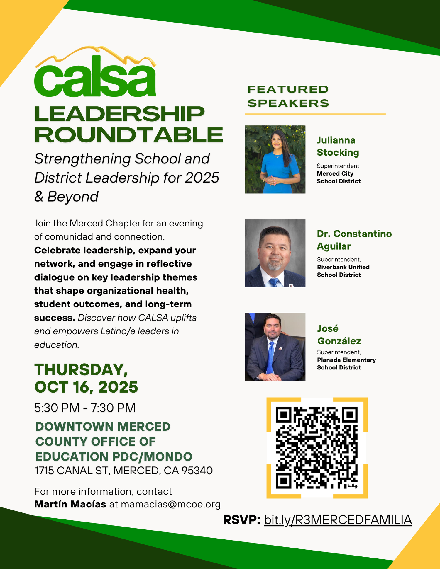 Upcoming Events — CALSA
