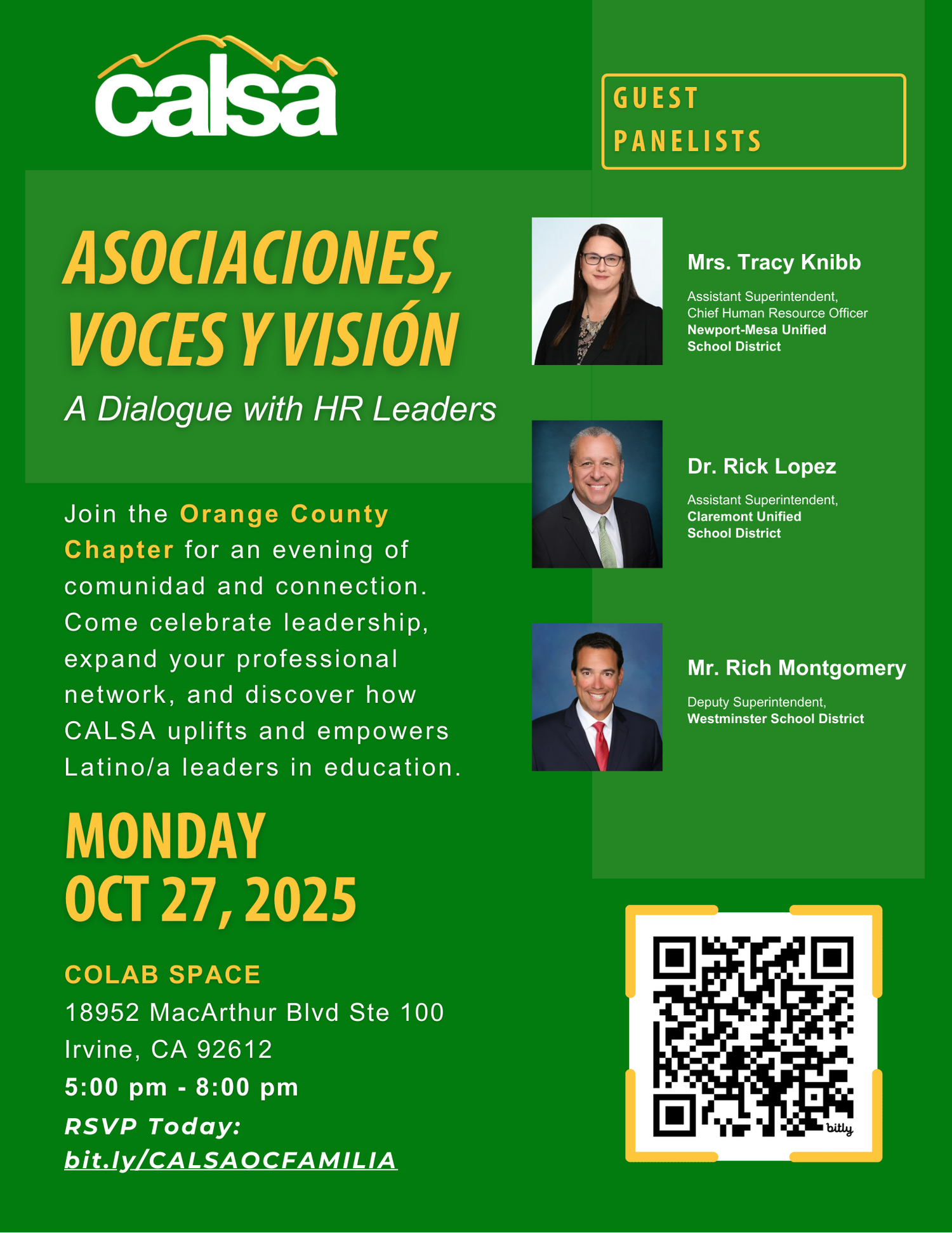 Upcoming Events — CALSA
