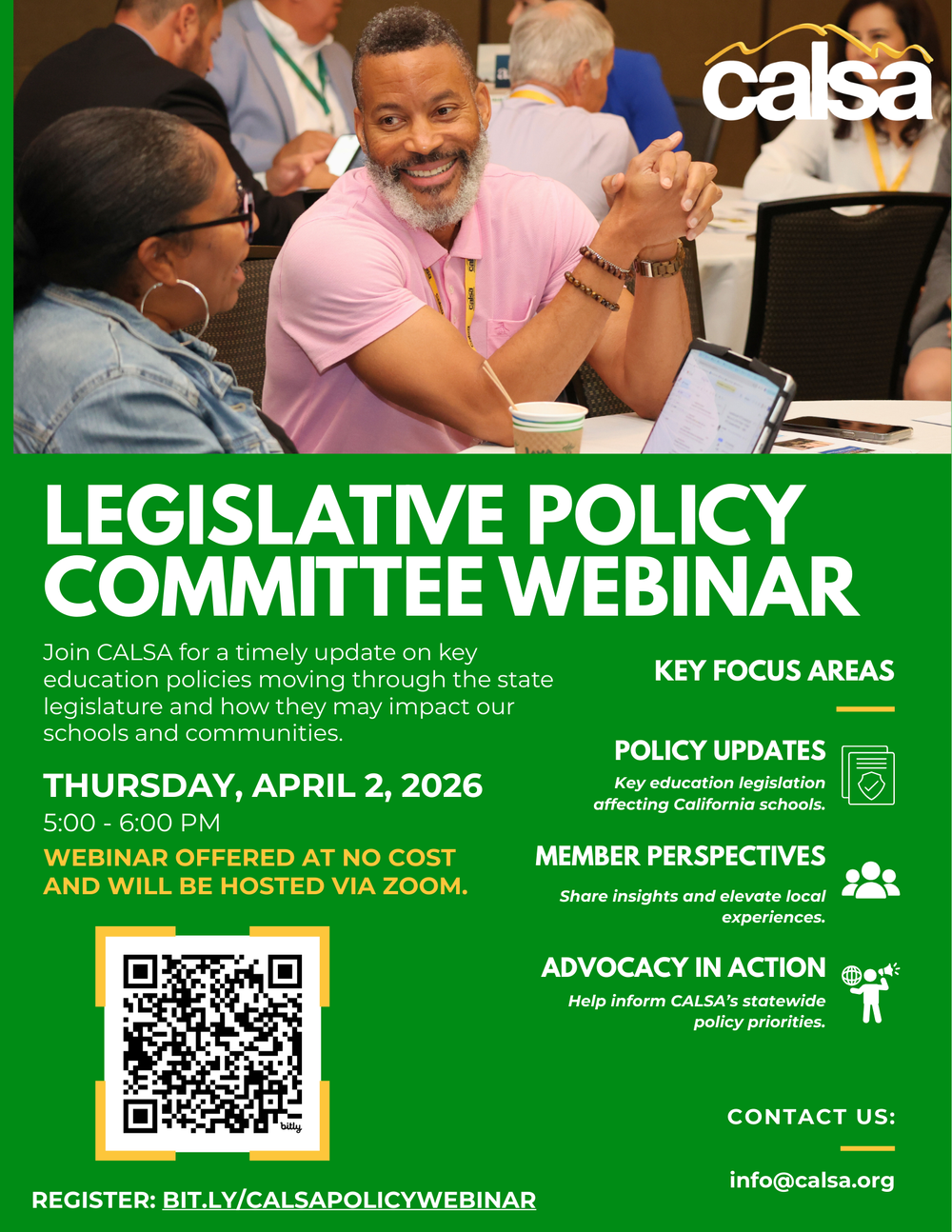 Upcoming Events — CALSA