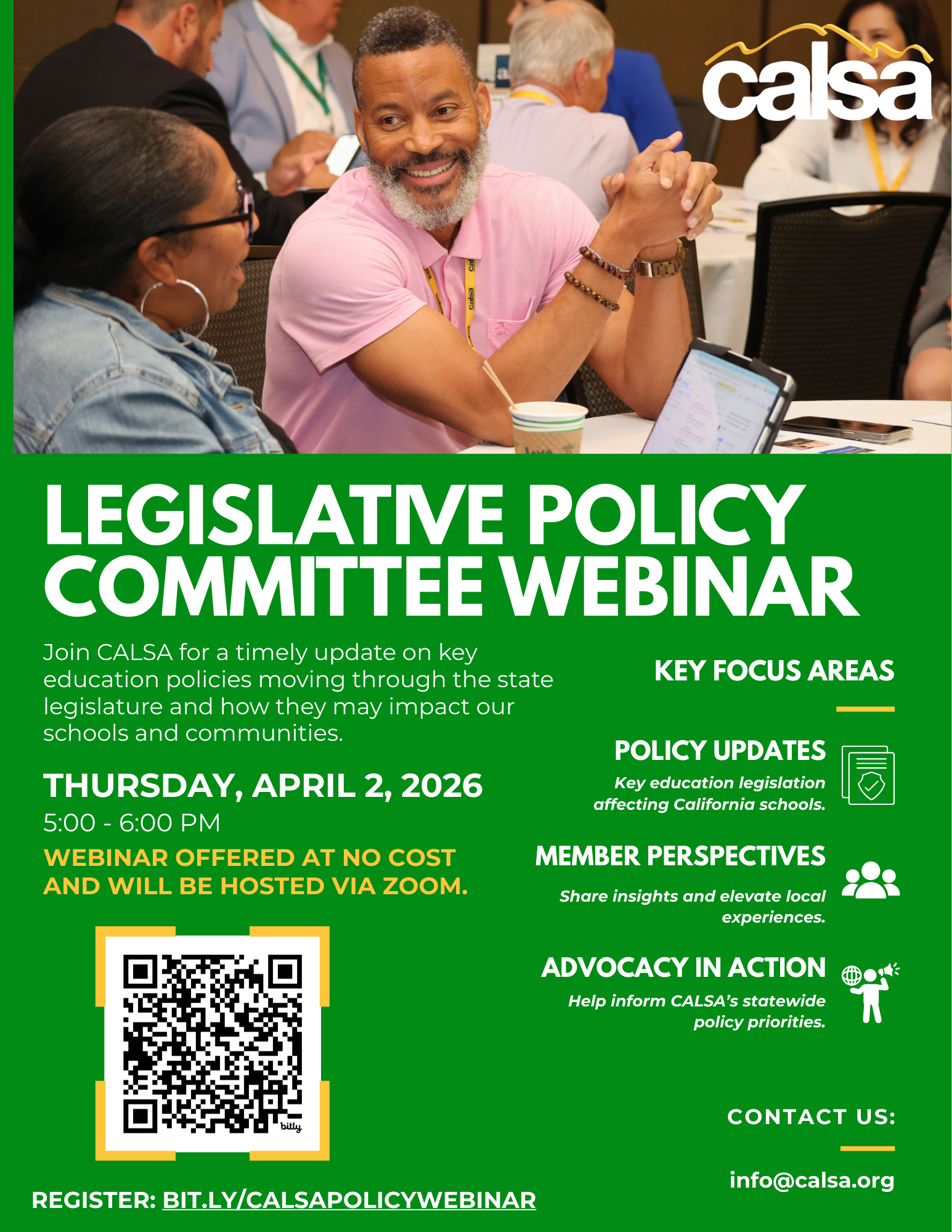 Upcoming Events — CALSA