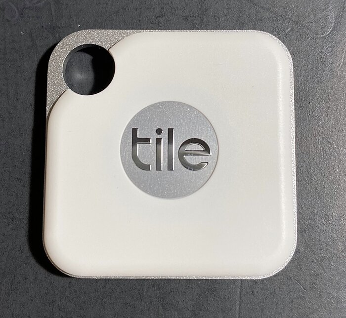 Tile Bluetooth Tracking Device.