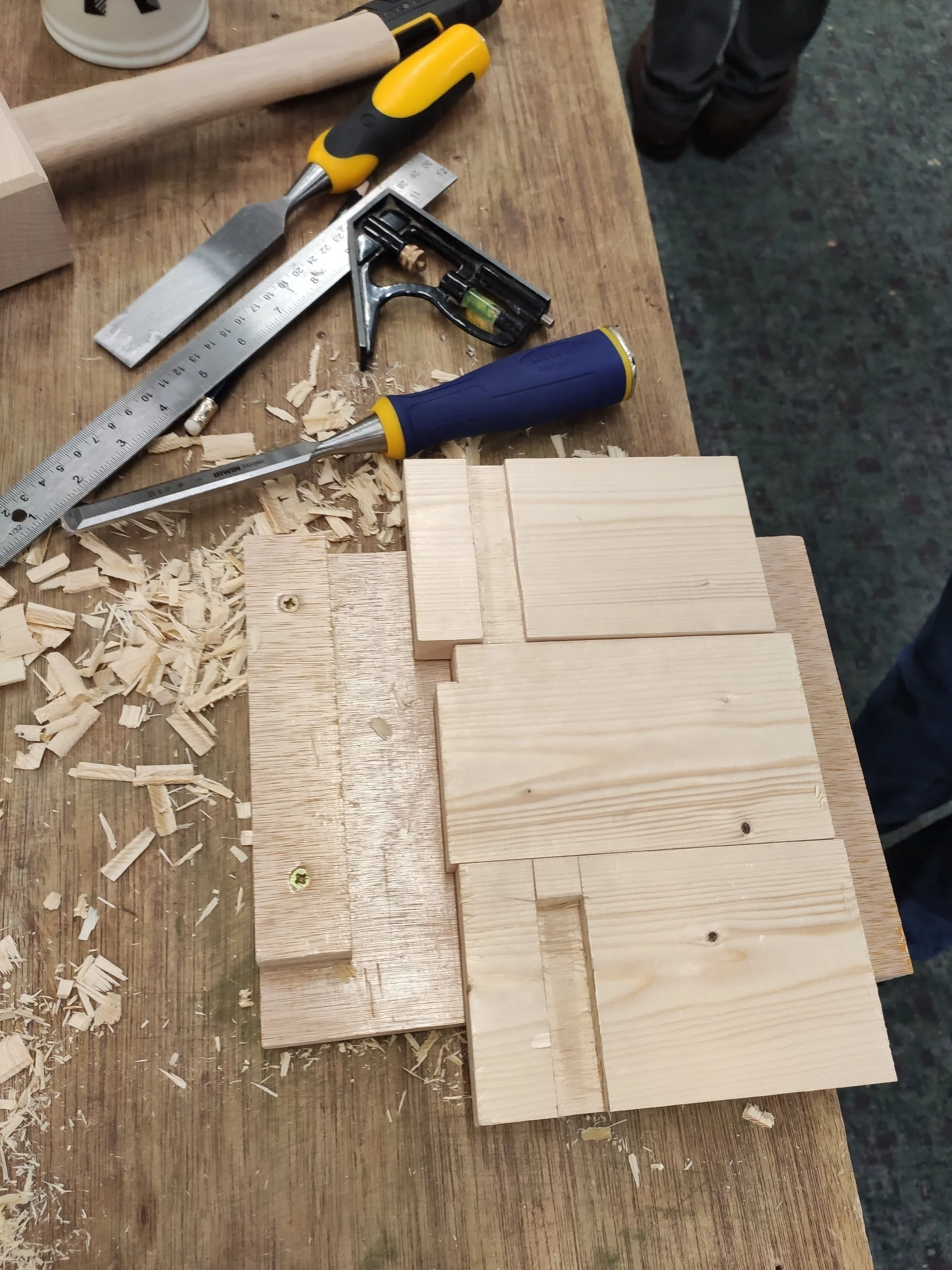 Beginners Woodwork Skills - Make a Bench Hook — Belfast Tool Library