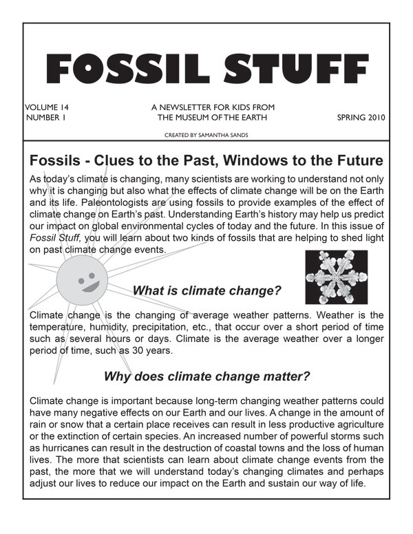 Fun Fossil Activities — Paleontological Research Institution