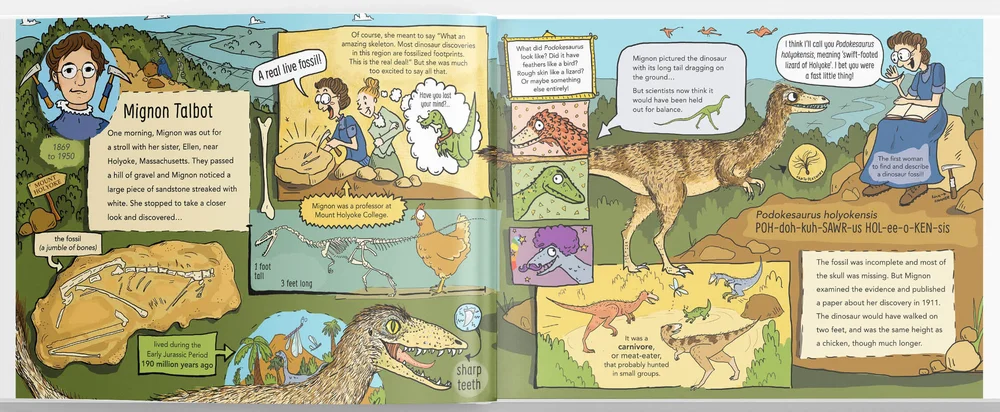 Mignon Talbot and the Discovery of Podokesaurus — Paleontological ...