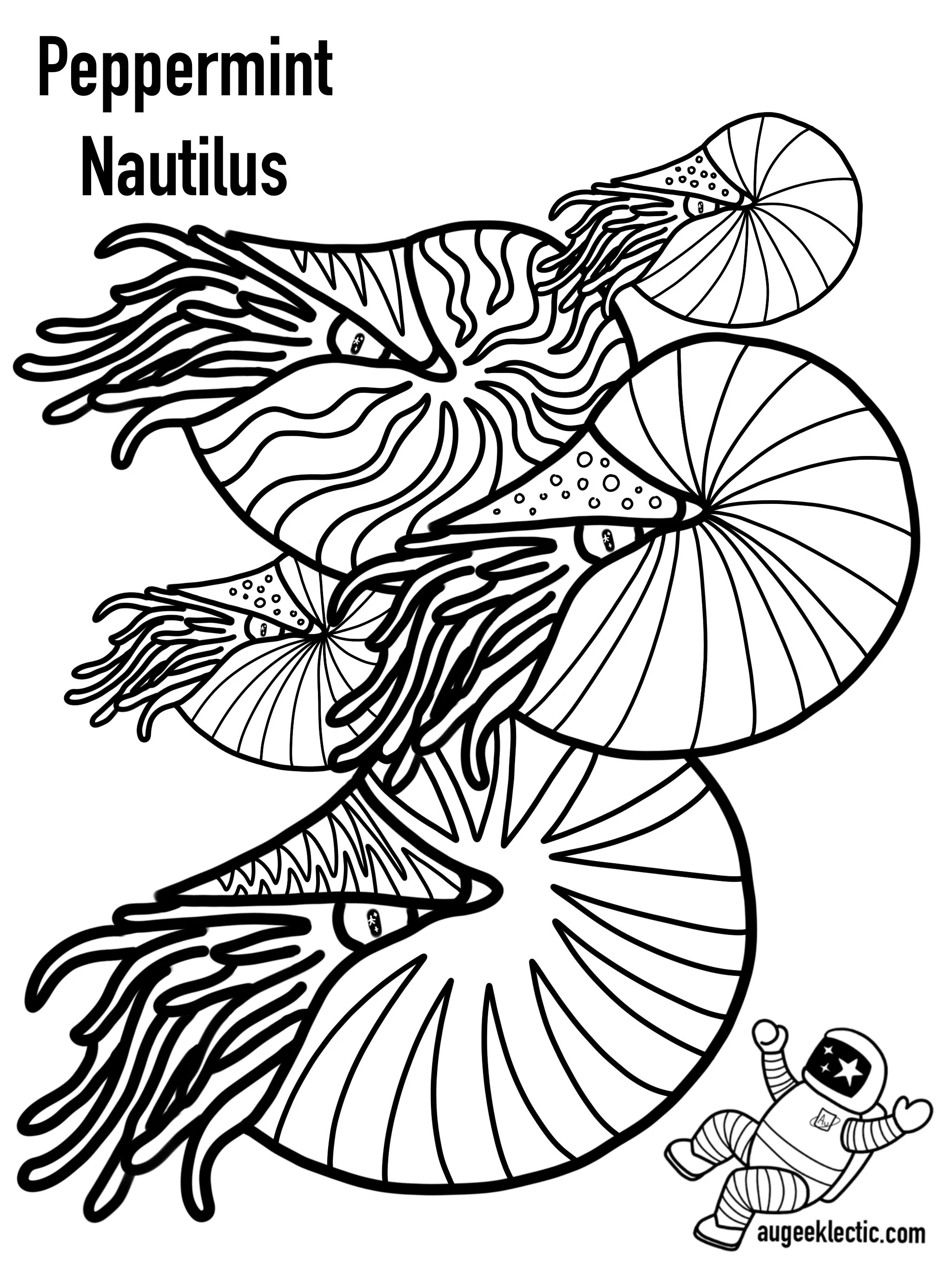 Peppermint Coloring Page