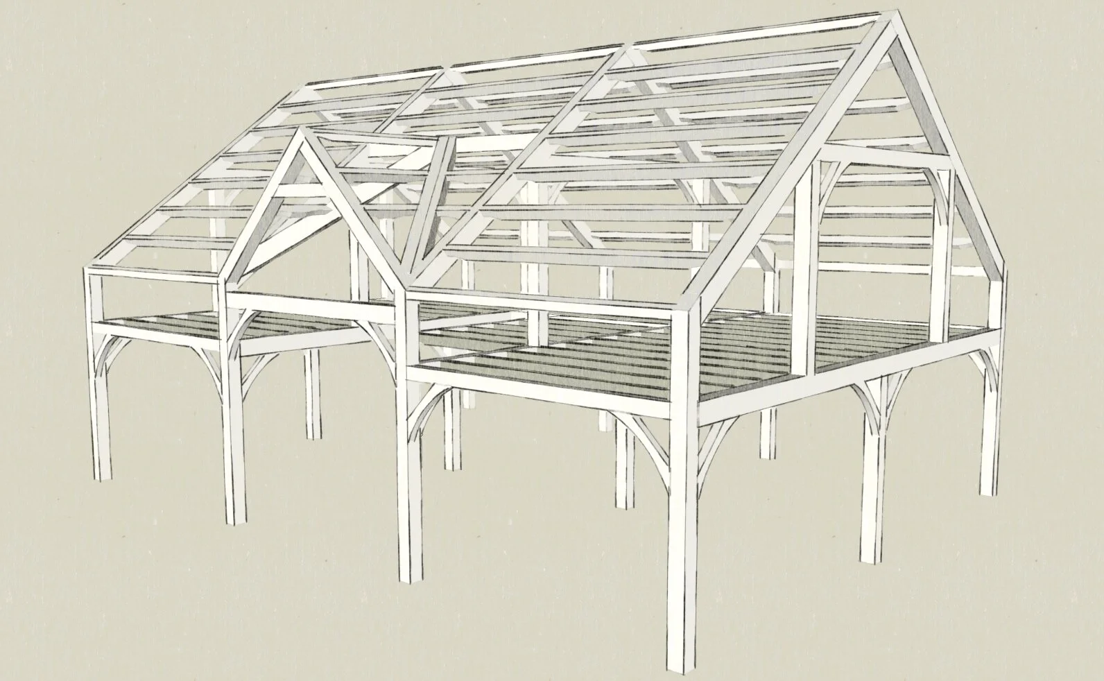 Pre-Designed & Priced Timber Frames — Gibson Timber Frames