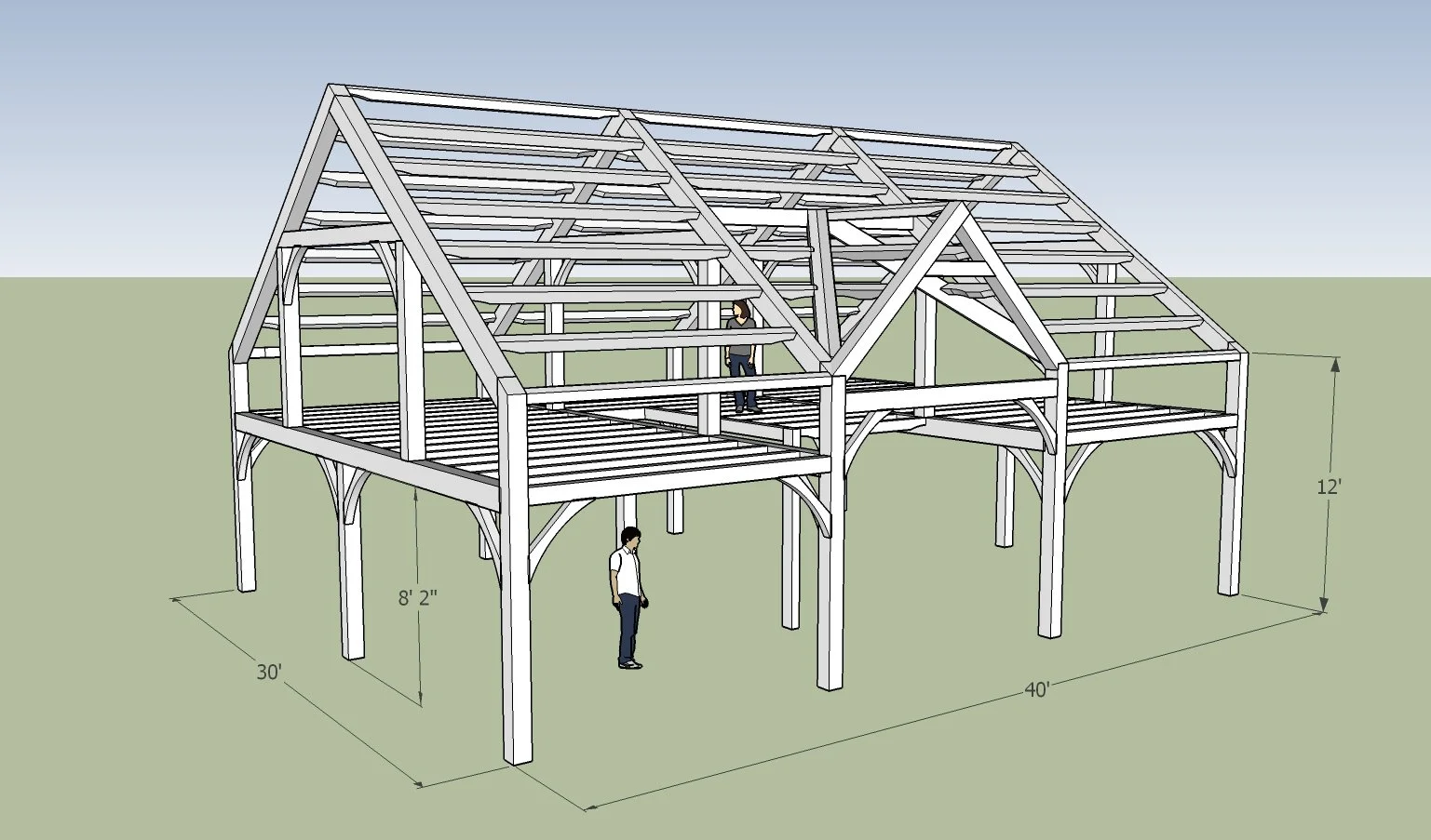Pre-Designed & Priced Timber Frames — Gibson Timber Frames
