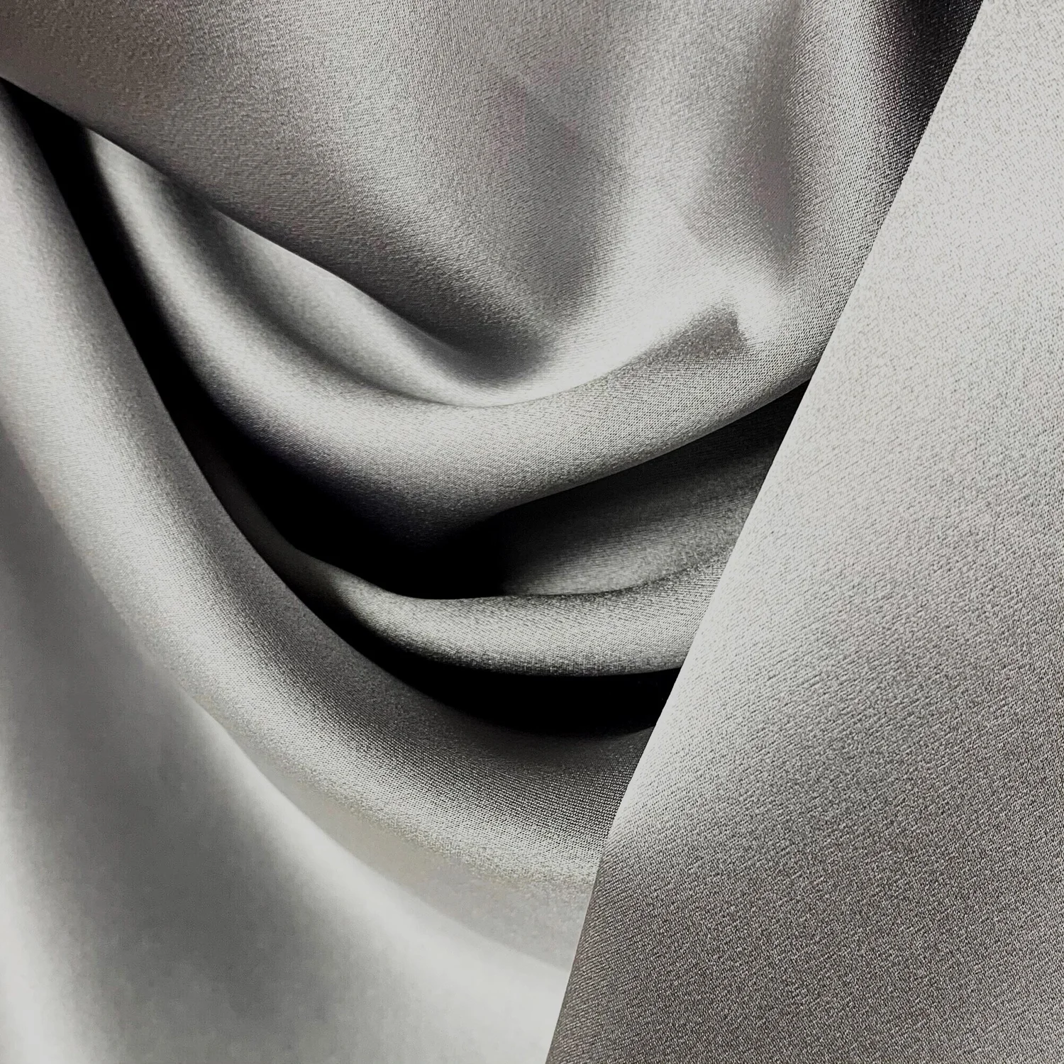 Silver Satin Fabric