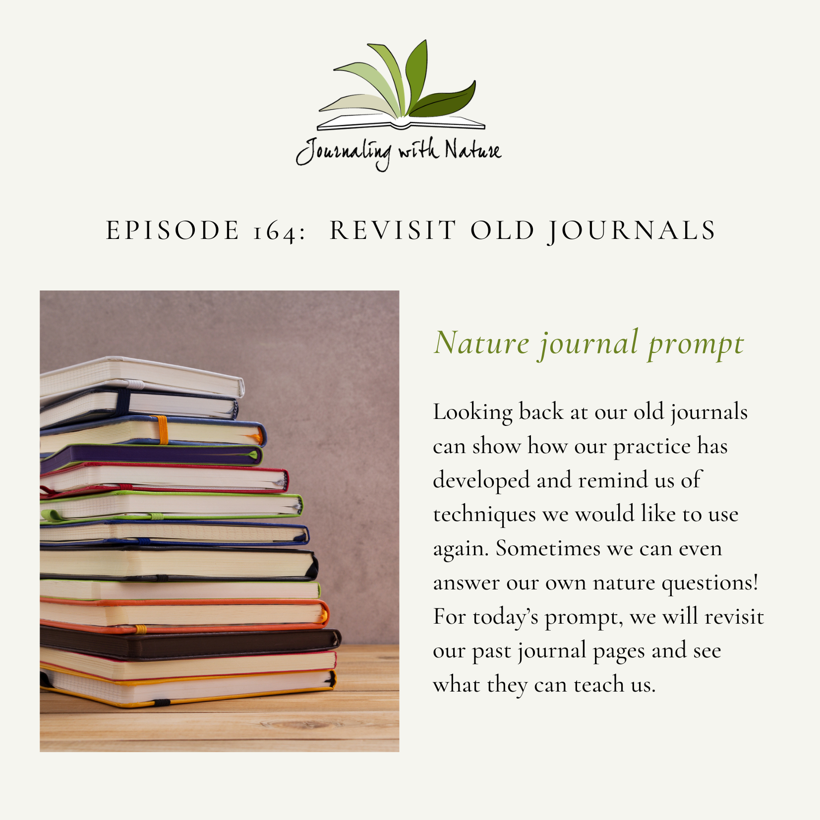 Podcast — Journaling with Nature