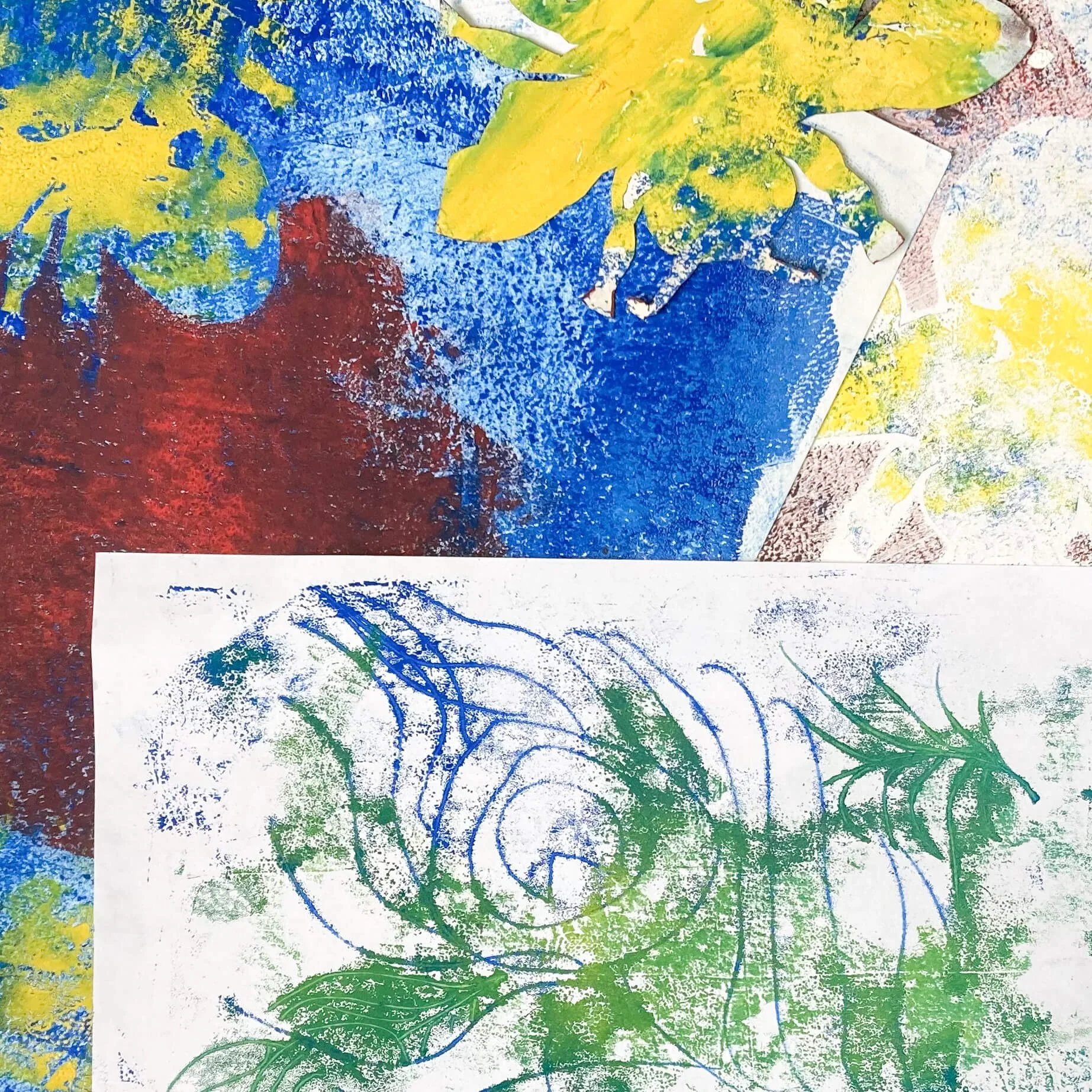 Monotype Print Workshop - Exploring Mark Making & Texture Through ...