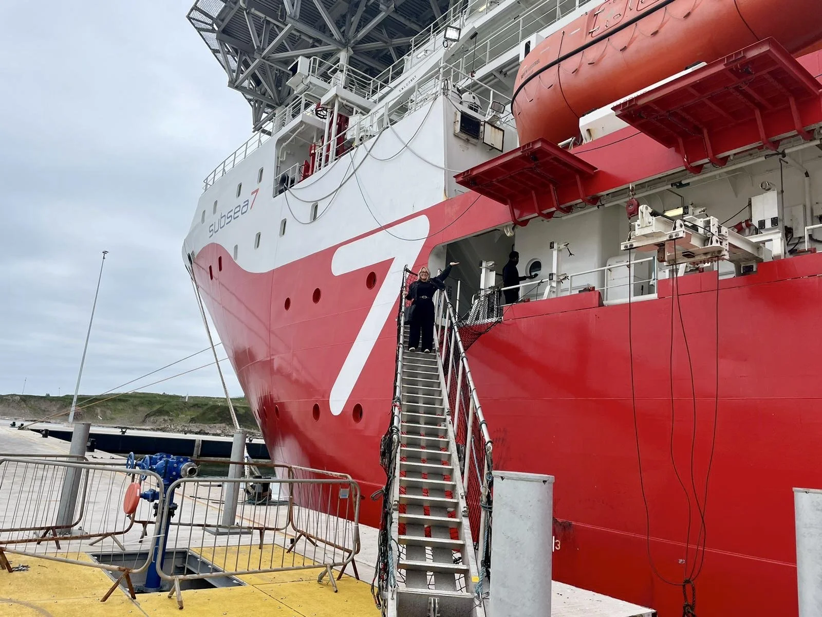 Seven Kestrel visit — Maris Subsea