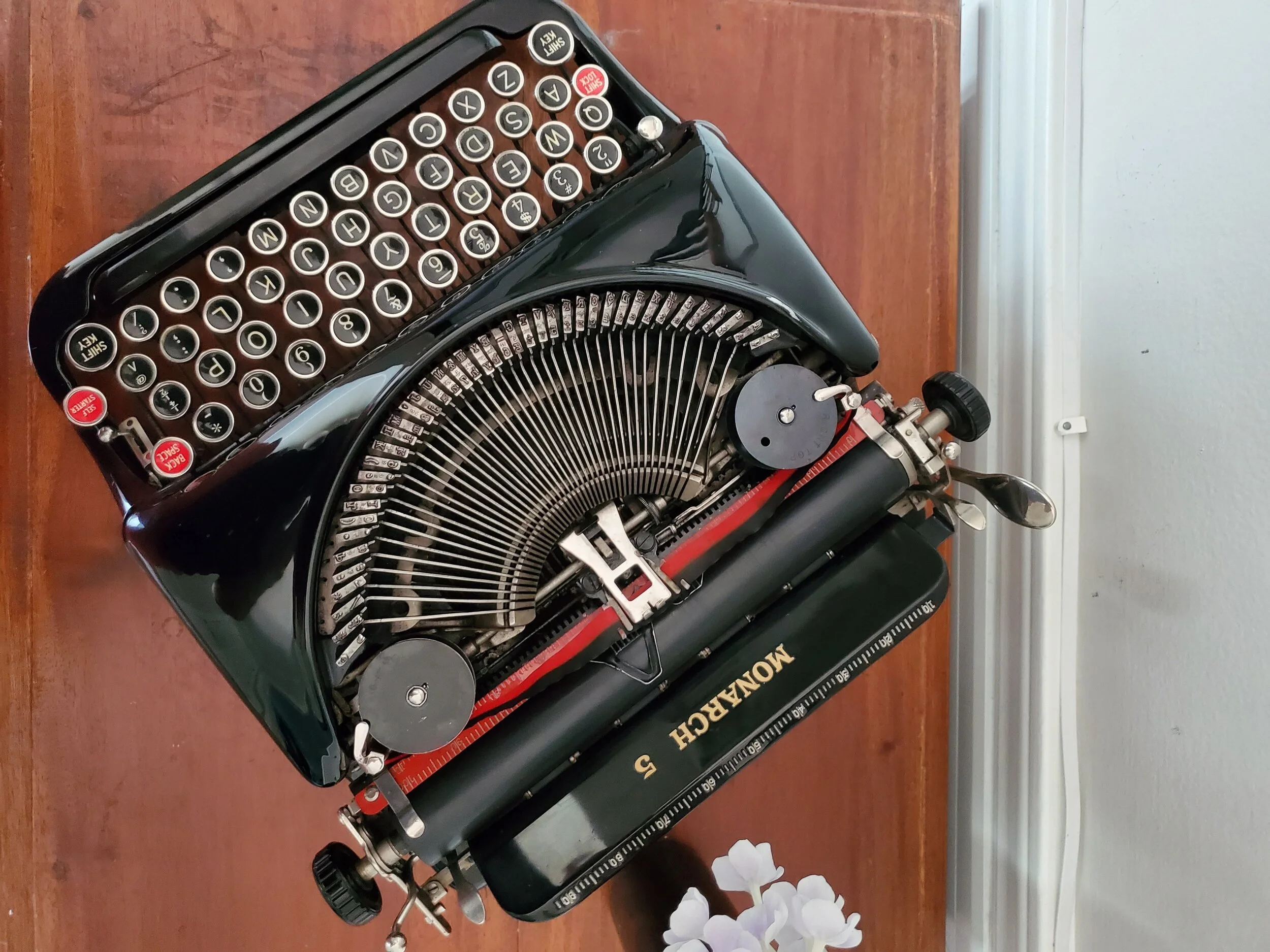 Remington Model 5 Vintage Manual Typewriter (circa 1940 - 1947) Gloss ...