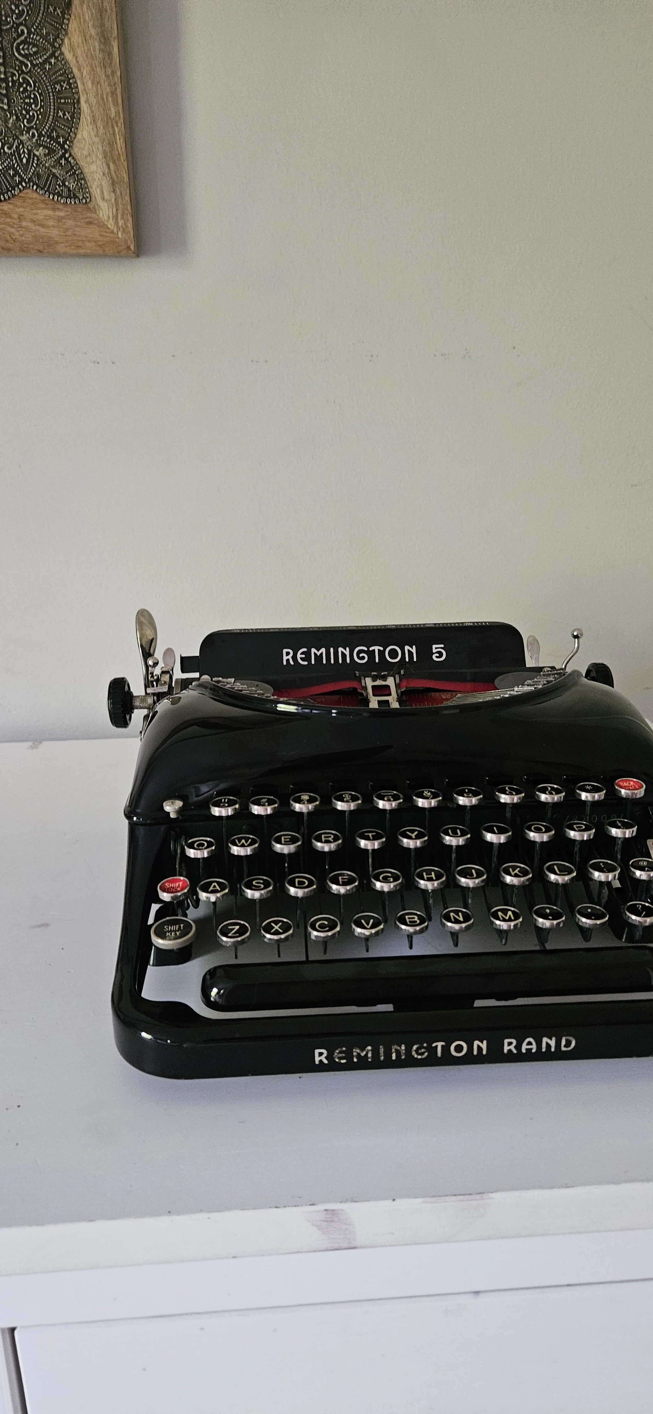 Remington Model 5 Vintage Manual Typewriter (circa 1940 - 1947) Gloss ...