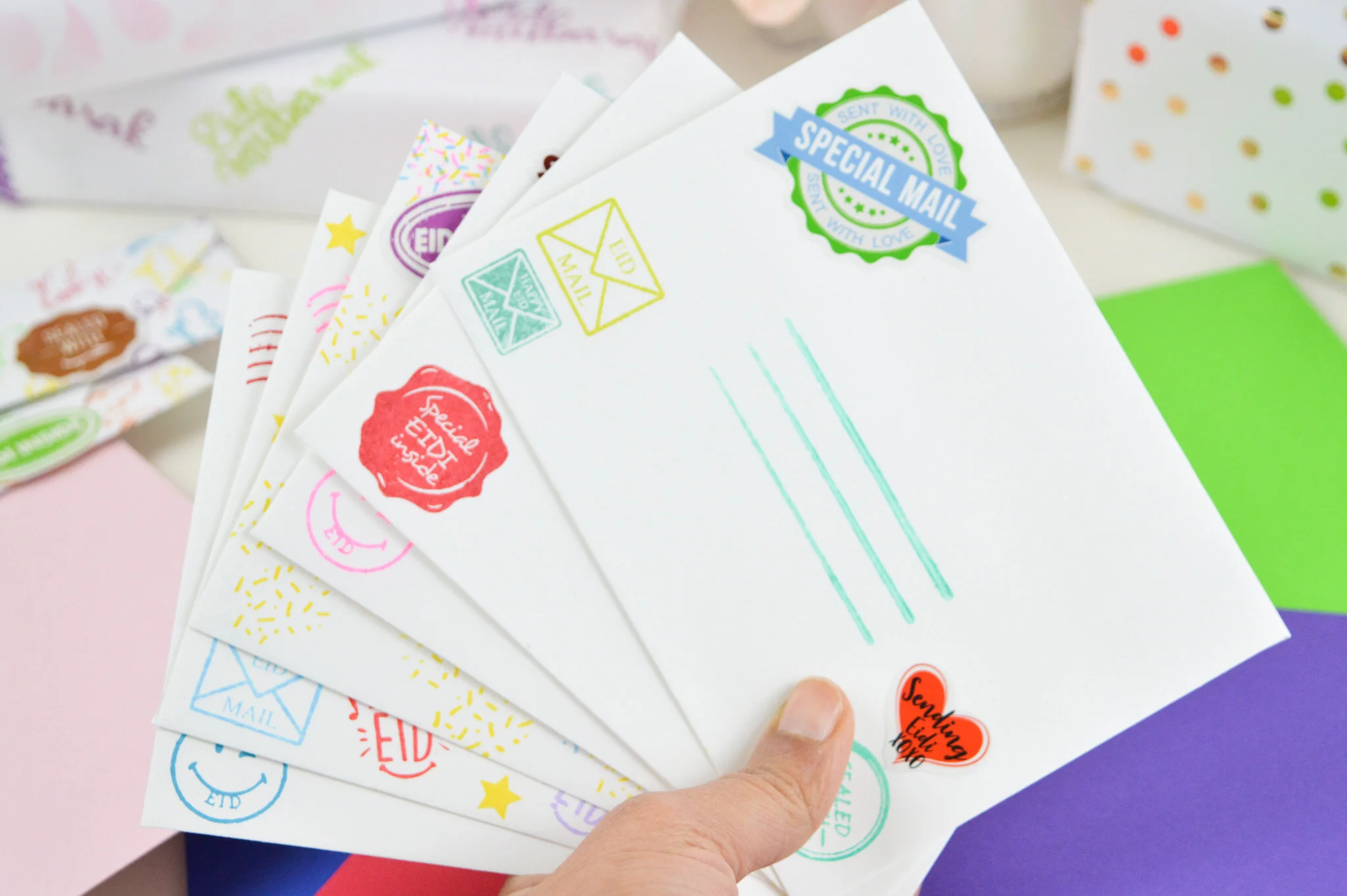 No More Boring Envelopes — Dstampss - Our Islamic DIY Craft Store