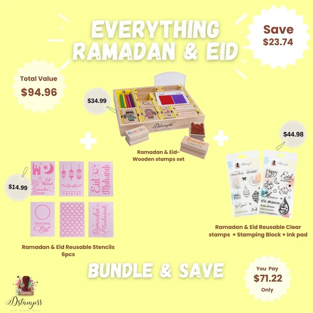 Ramadan & Eid Stencils — Dstampss - Our Islamic DIY Craft Store