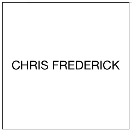 Chris Frederichs — Orr Street Studios