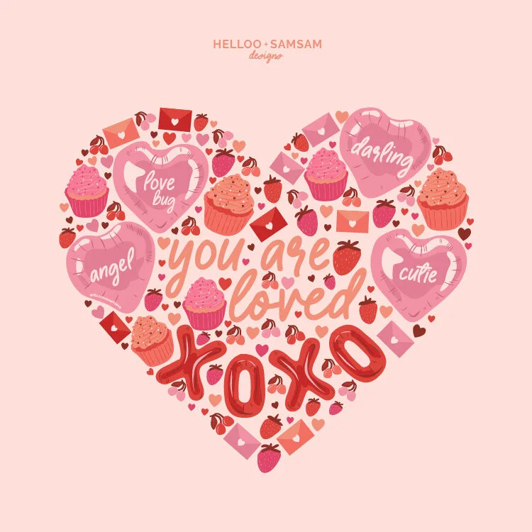 Valentine's Day Tech Wallpaper 2021 — Helloo SamSam Designs