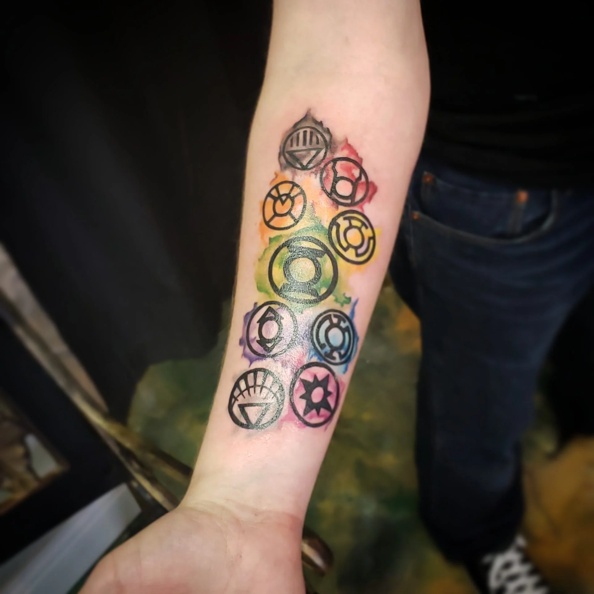 Green Lantern Oath Tattoo