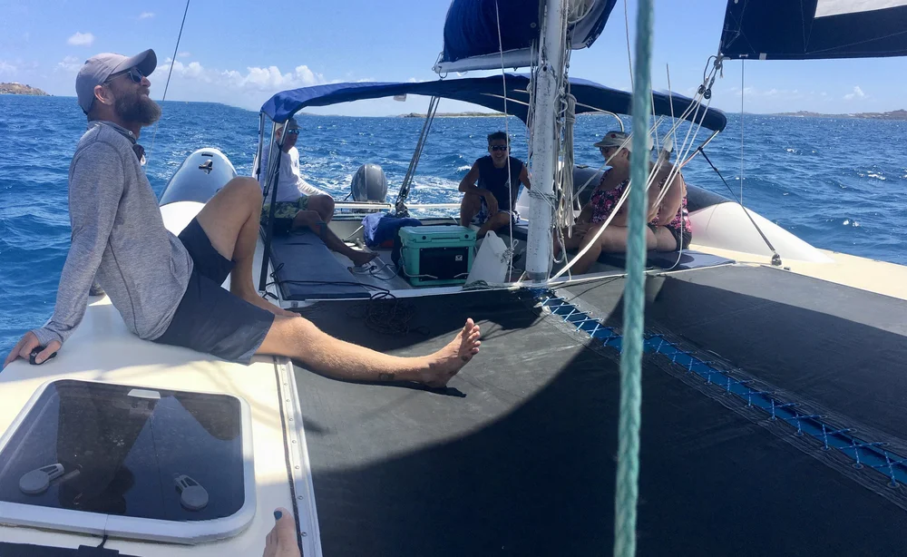 St. John Sailing Catamaran Bad Dog — Salty Dog Day Sails