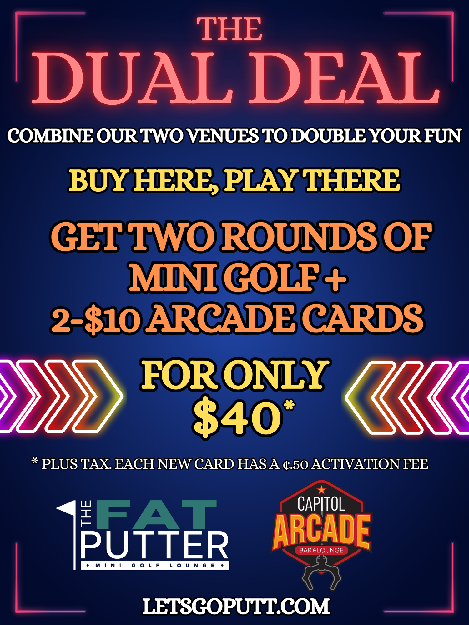 Capitol Arcade Omaha — Let's Go Putt!